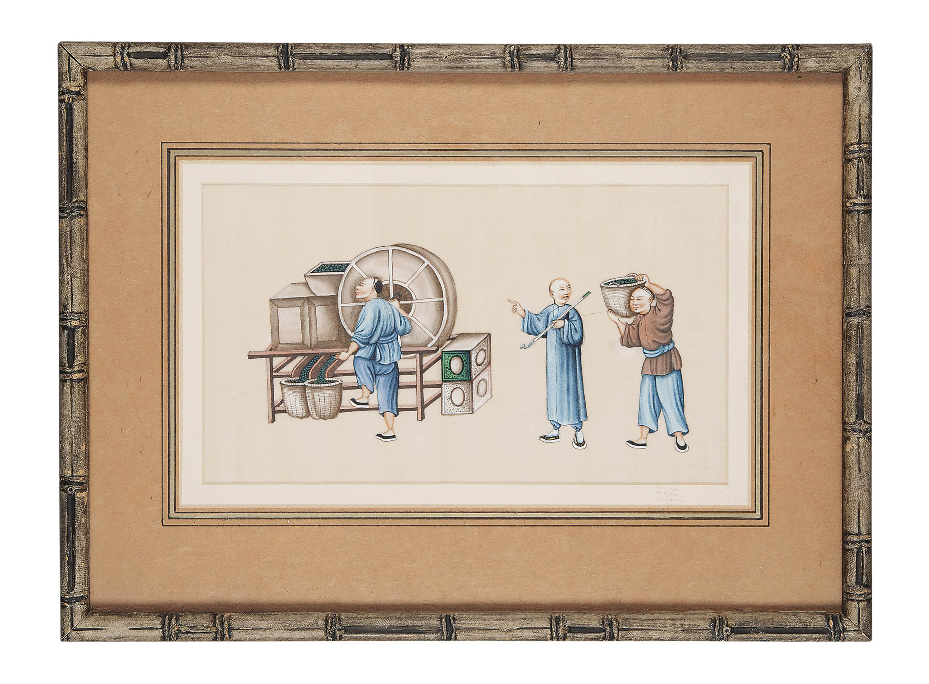 A SET OF TEN CHINESE RICE PAPER PAINTINGS , 19TH CENTURY | Christie's