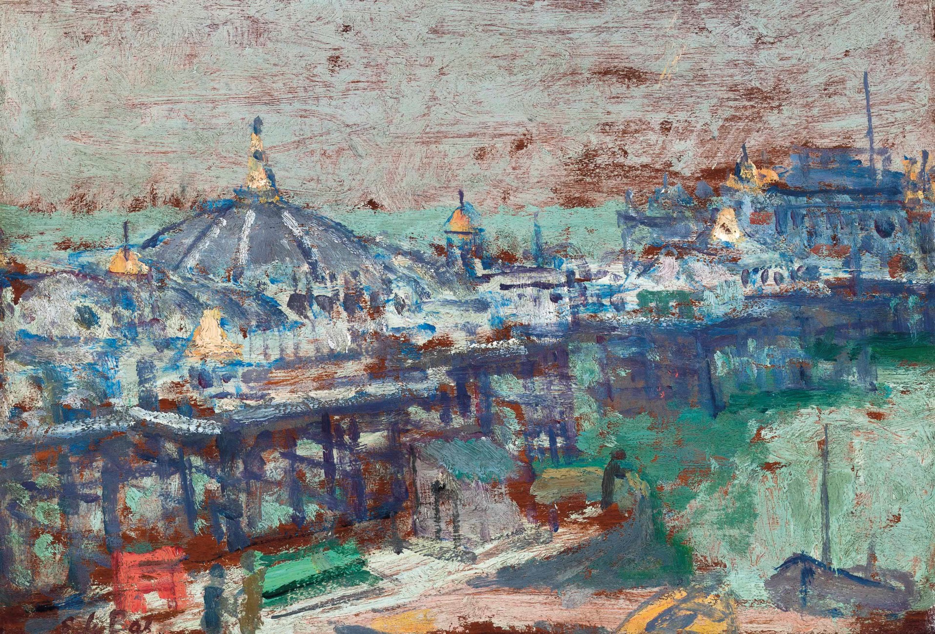 Edward Le Bas, R.A. (1904-1966) , The Palace Pier, Brighton | Christie's