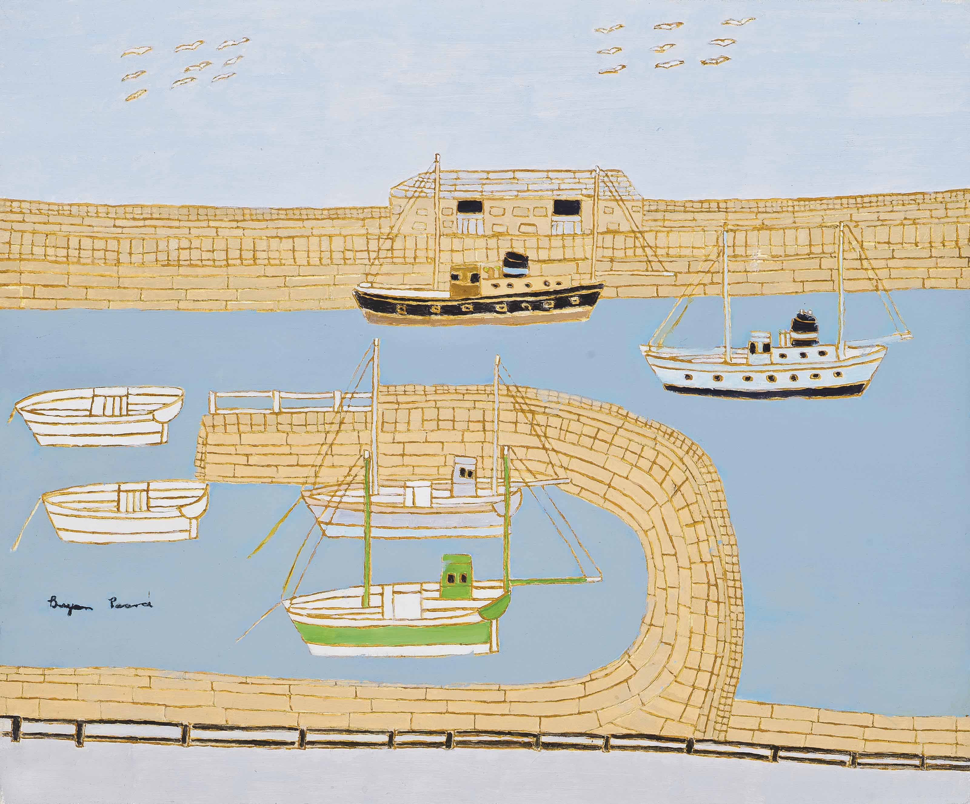 Bryan Pearce (1929-2007) , Newlyn Harbour | Christie's