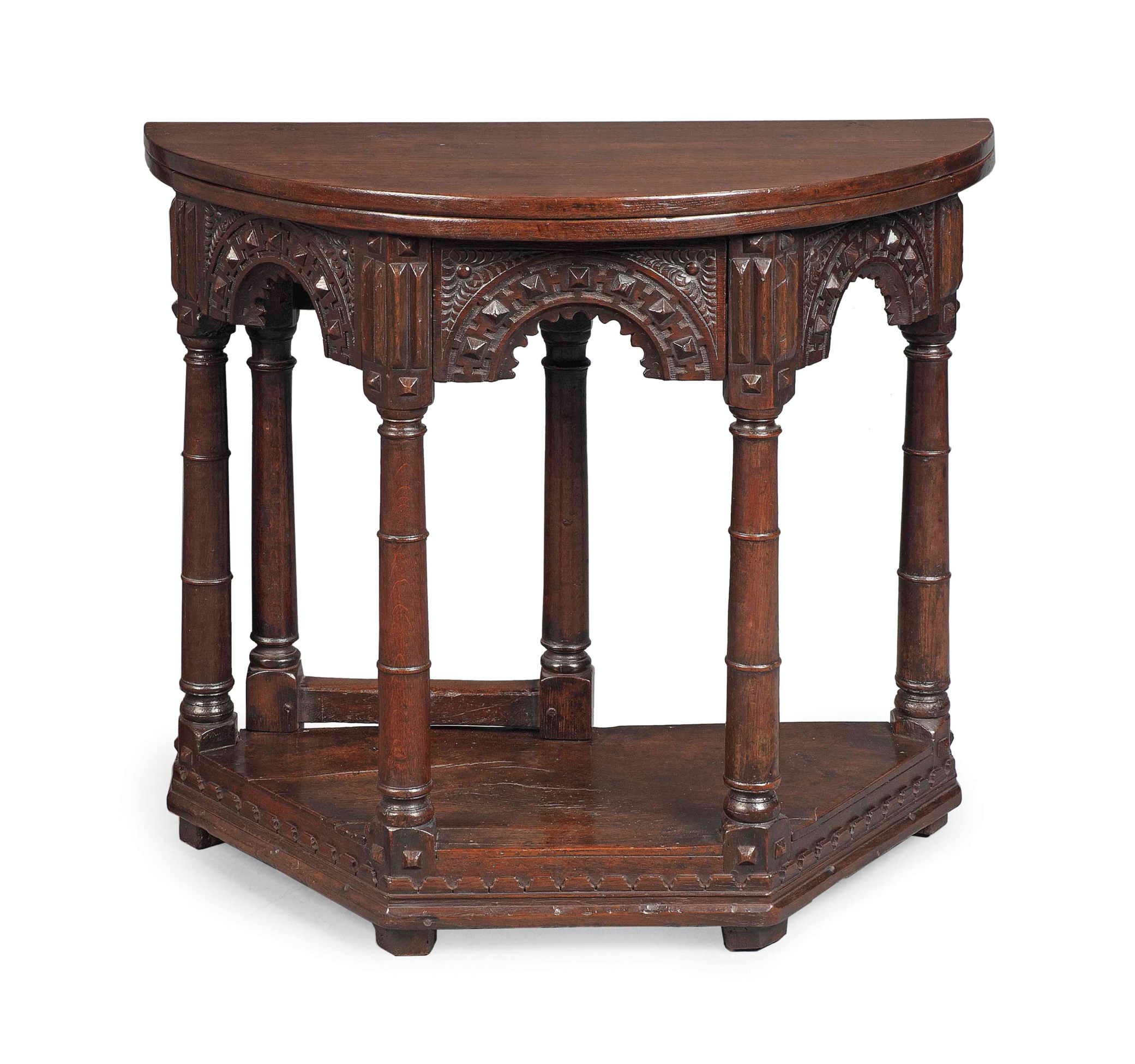 AN OAK CREDENCE TABLE , 17TH CENTURY AND LATER | Christie's