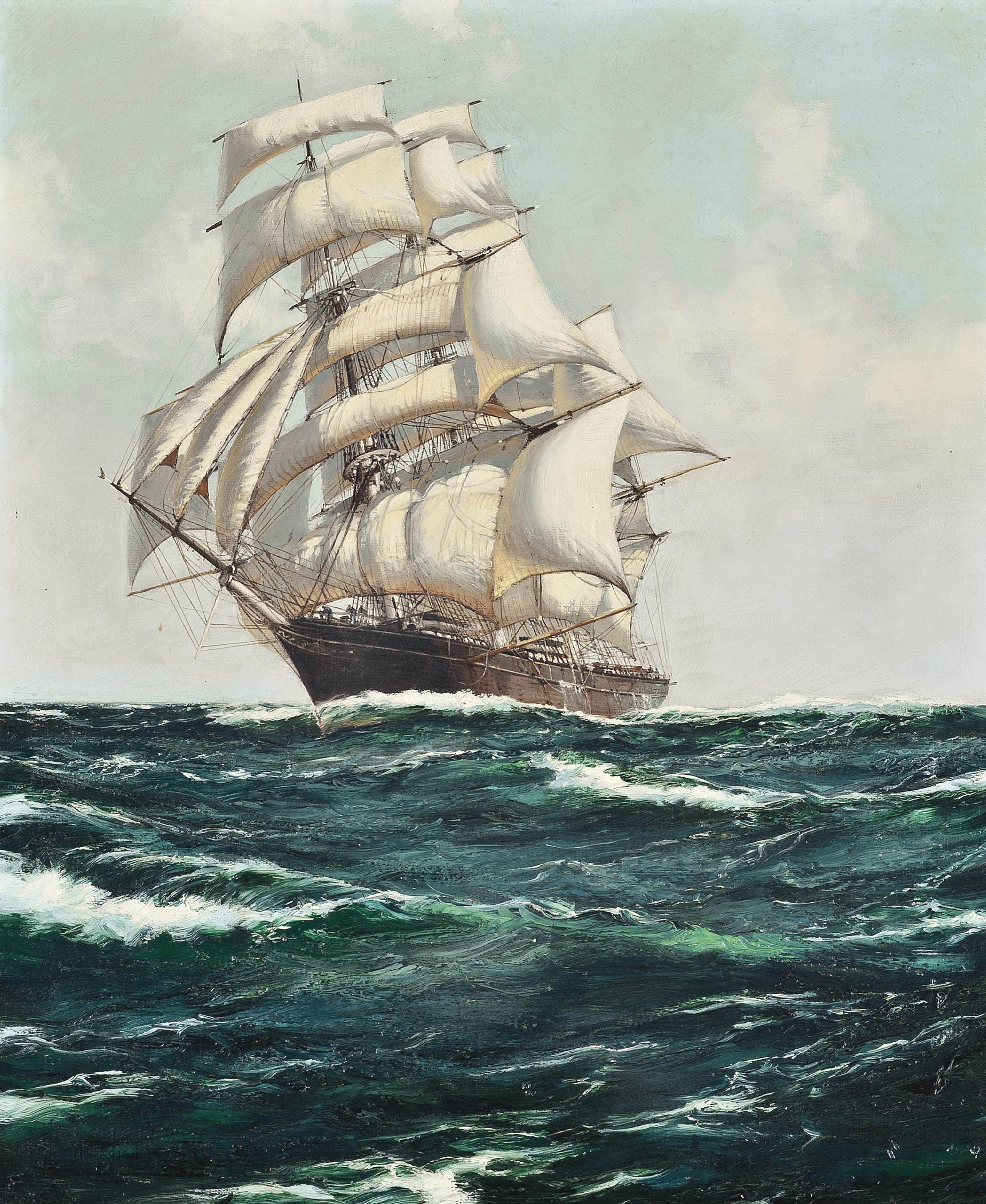 Montague Dawson, R.S.M.A., F.R.S.A. (Chiswick 1895-1973 Midhurst) , The ...