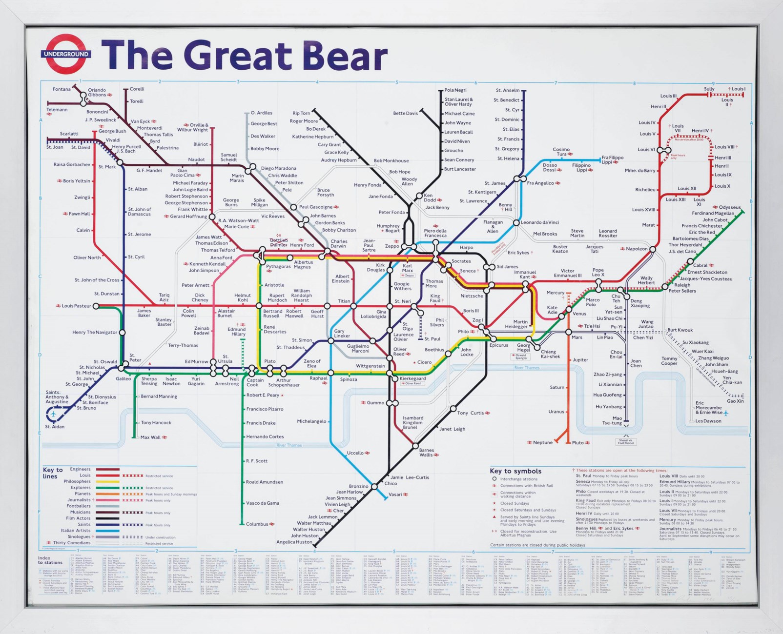 Simon Patterson (b. 1967) , The Great Bear | Christie's