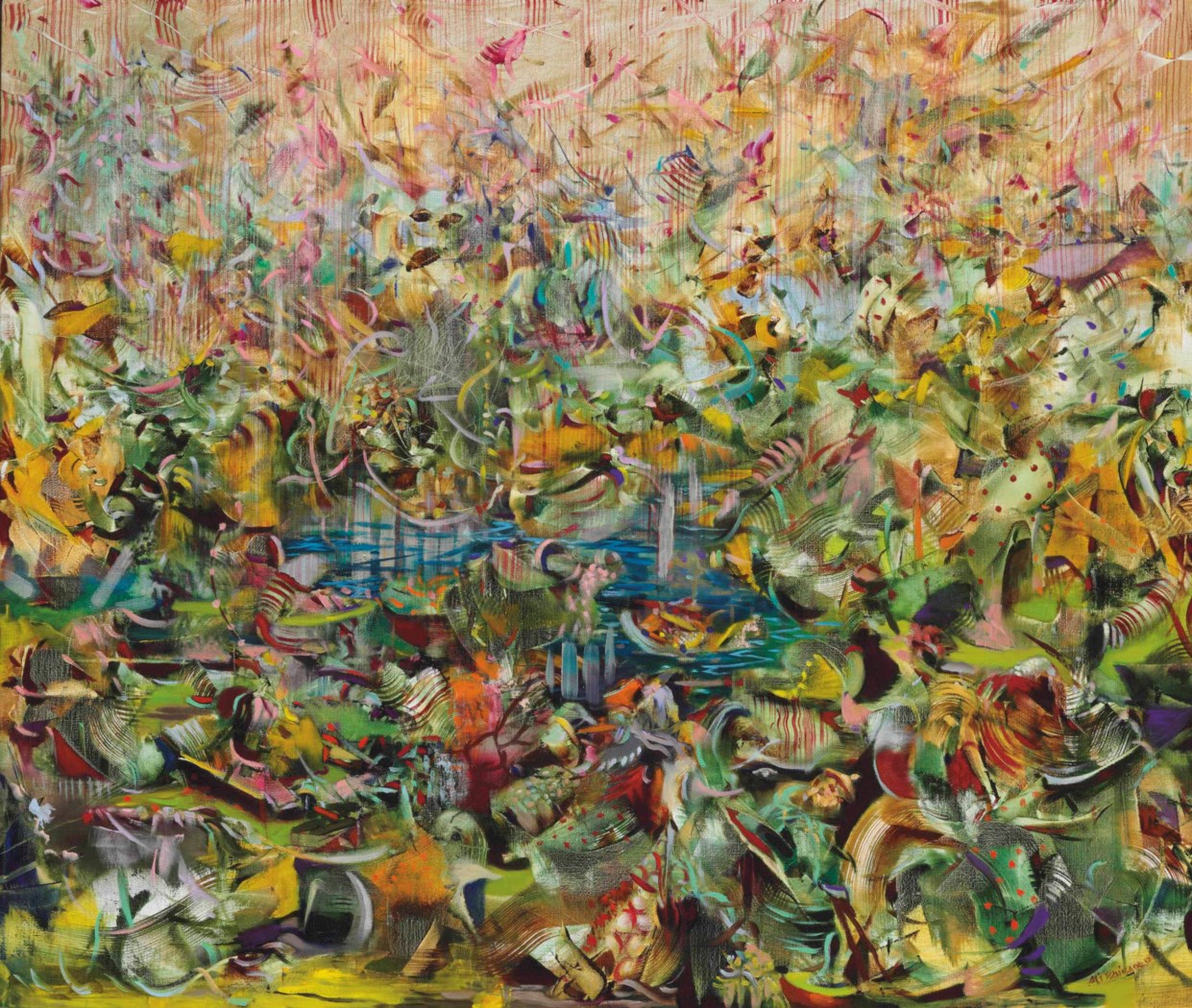 Ali Banisadr (Iranian, b. 1976) , Divine Wind | Christie's