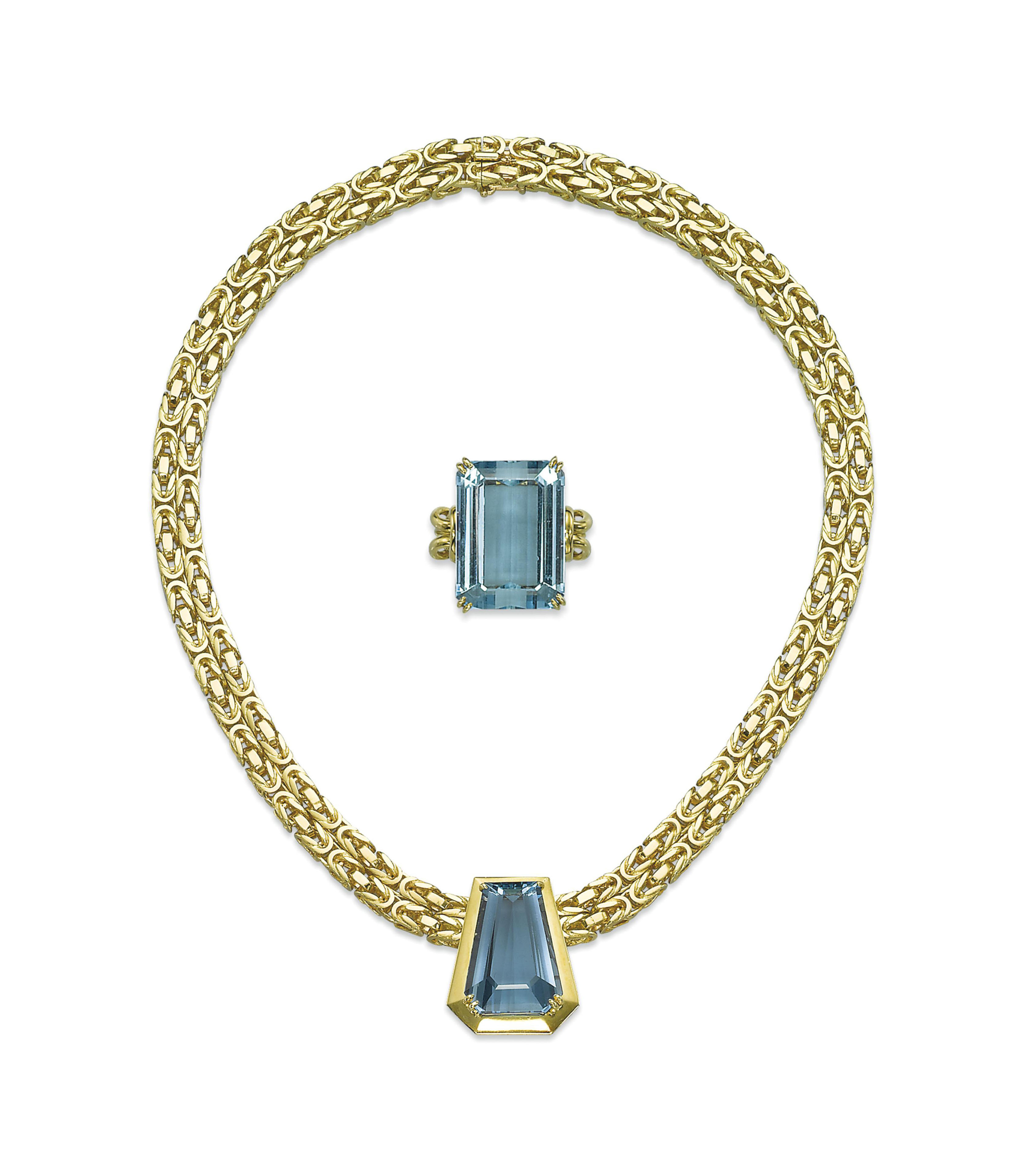 AN EMERALD AND DIAMOND NECKLACE | Christie's