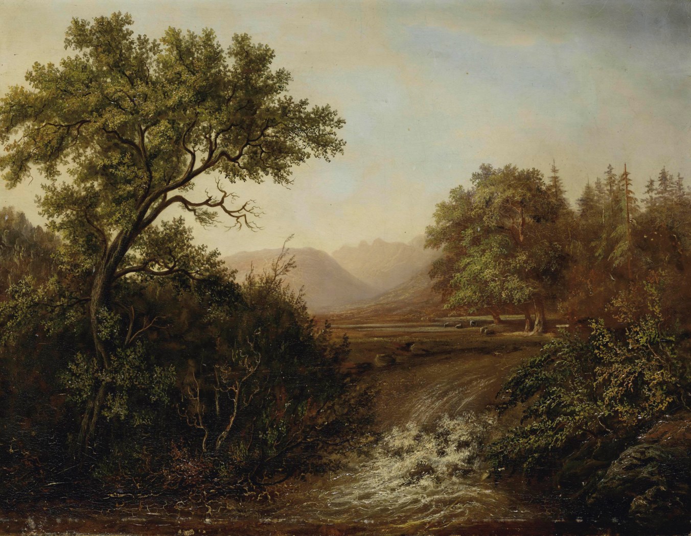 FRANCOIS DIDAY (1802-1877) , La vallée de l'arve | Christie's