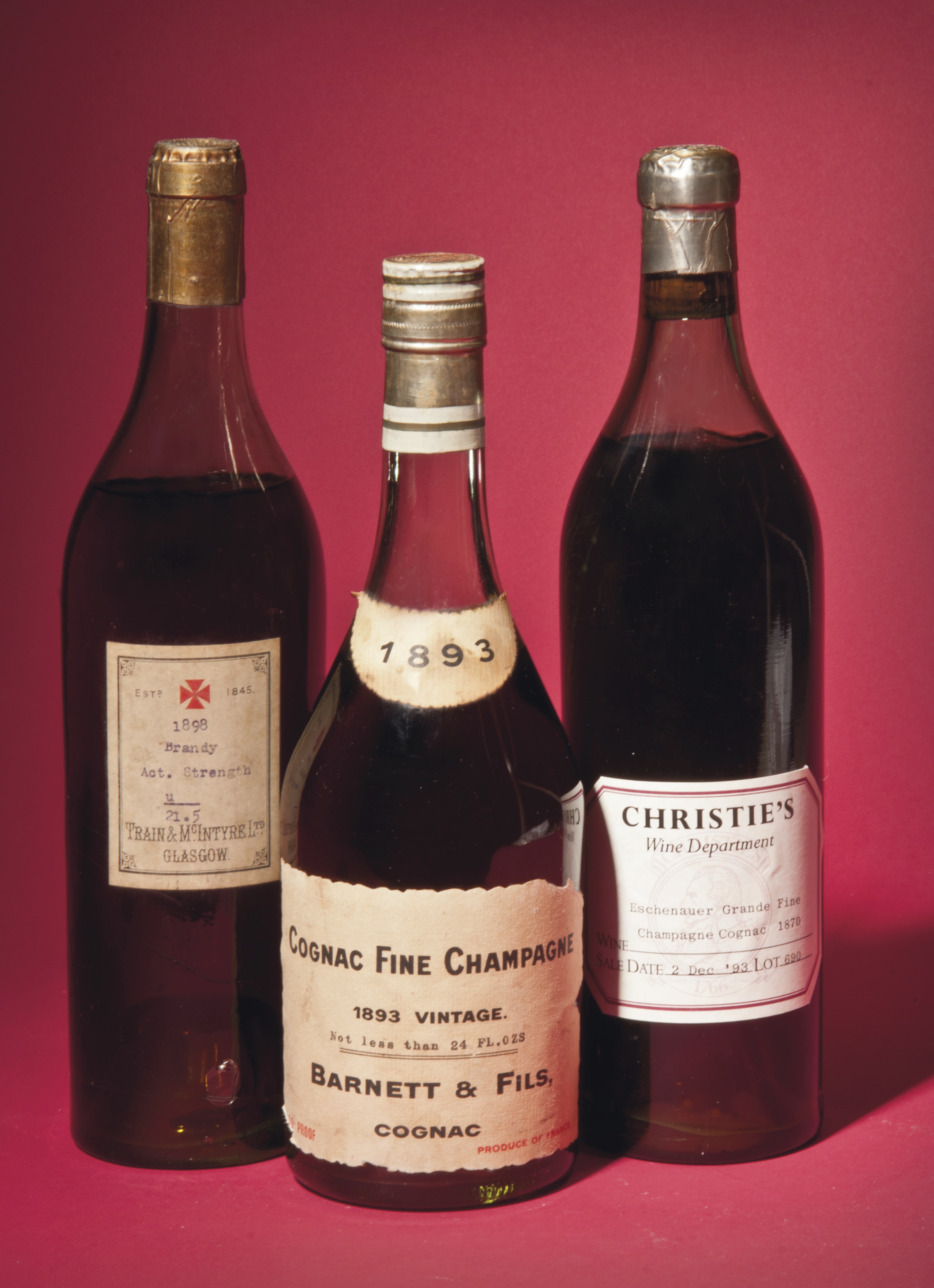 Grande Fine Champagne Cognac--Vintage 1870