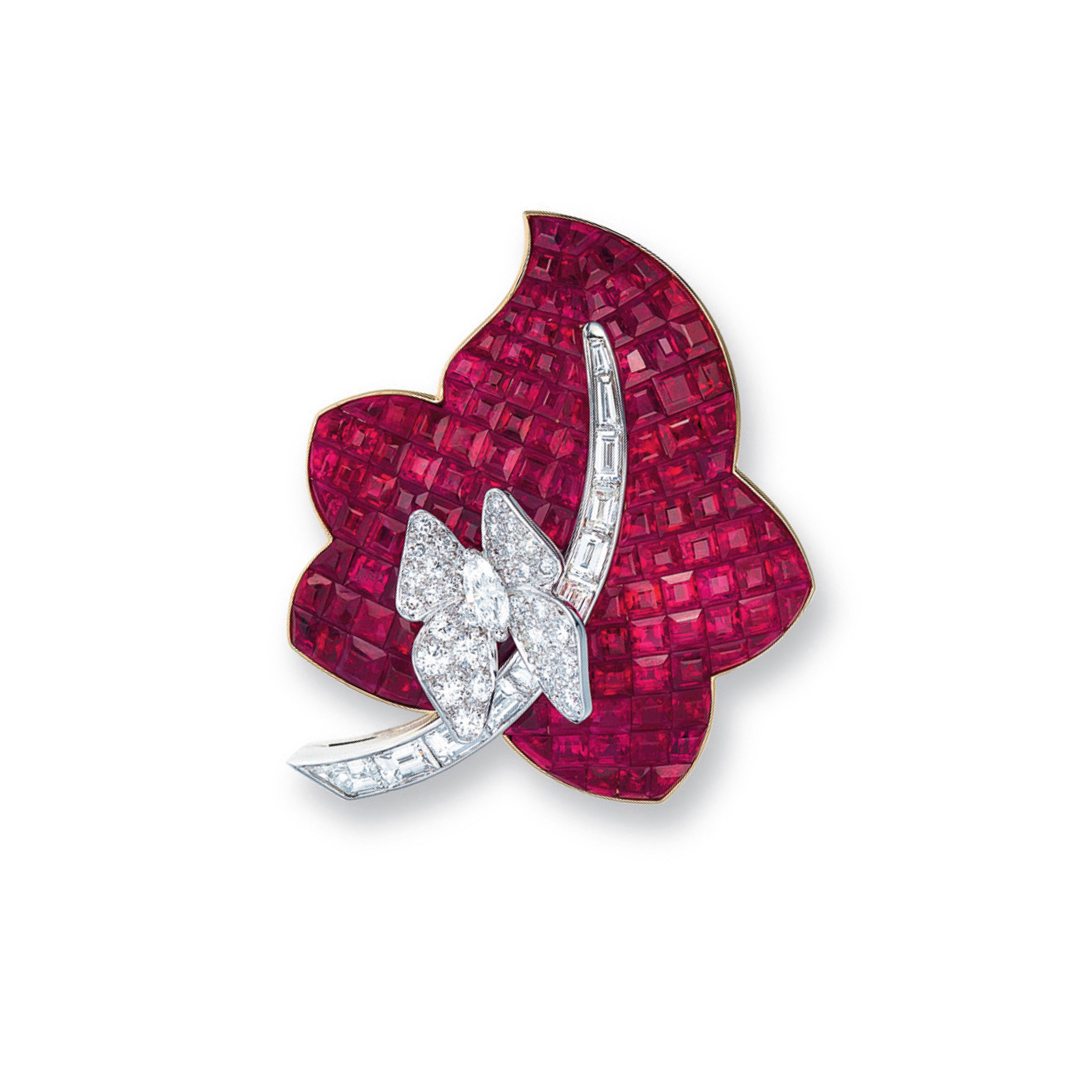 A PAIR OF RUBY AND DIAMOND EARRINGS, BY ALETTO BROTHERS | Christie's