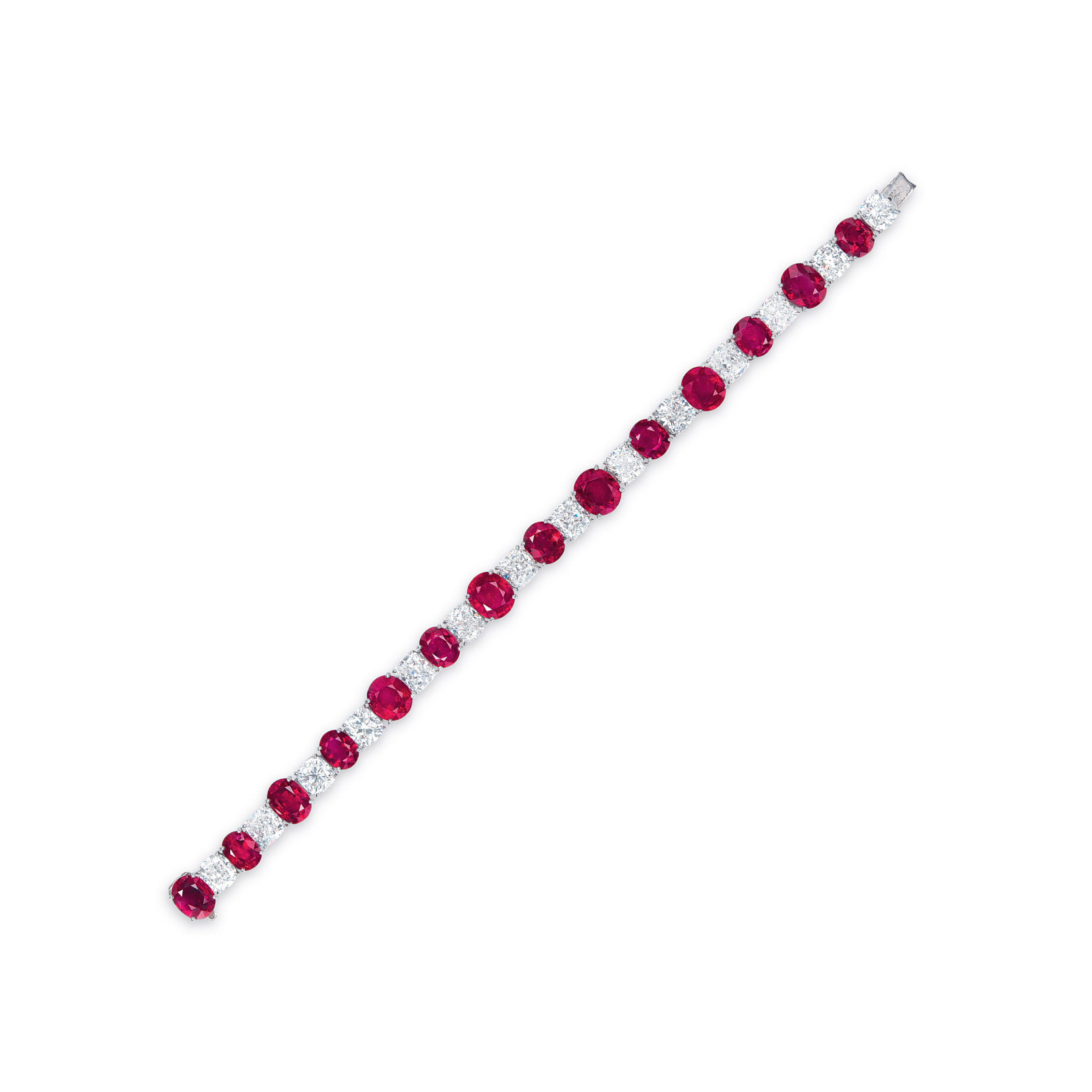 A PAIR OF RUBY AND DIAMOND EARRINGS, BY ALETTO BROTHERS | Christie's