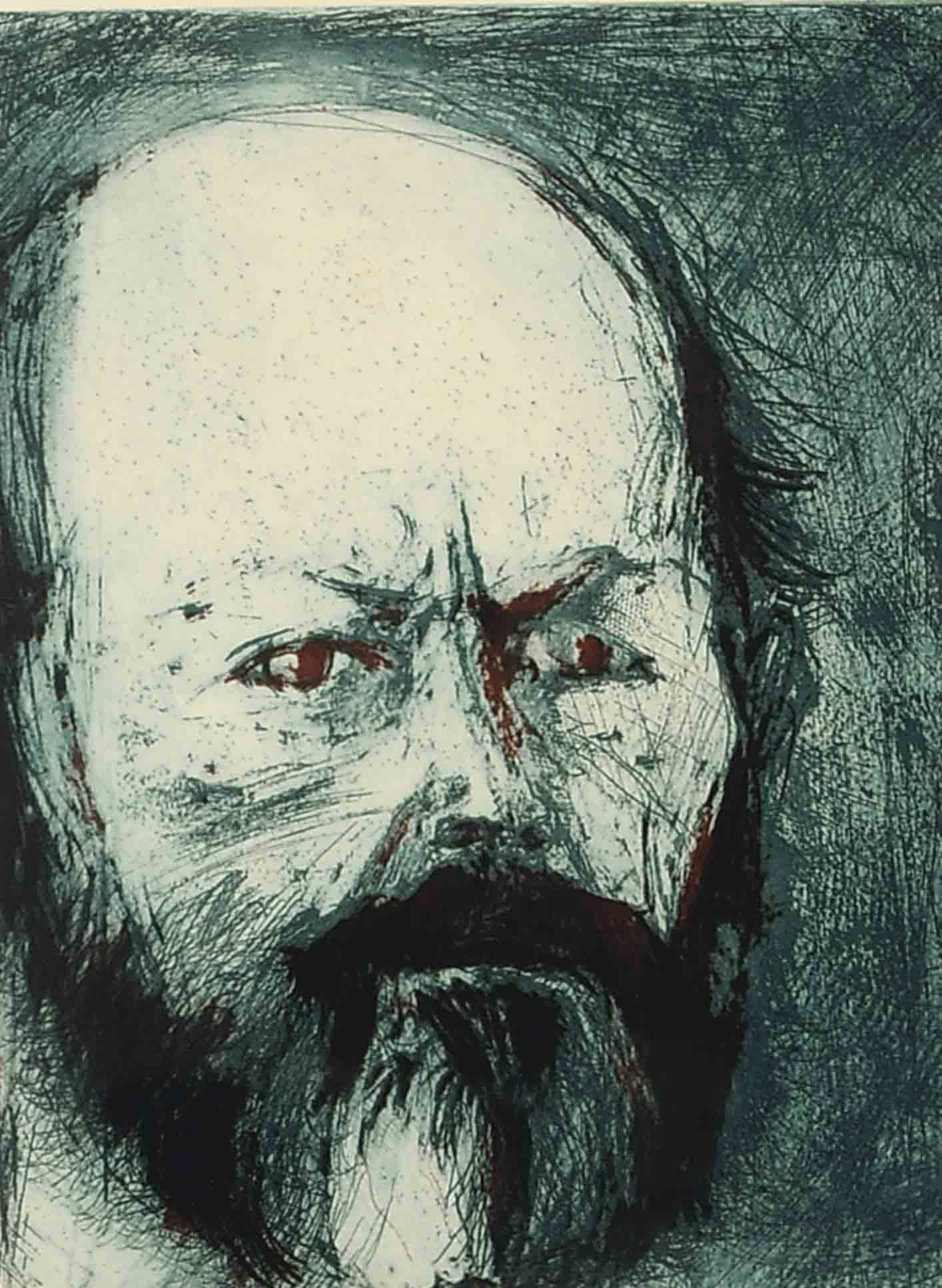 Jim Dine (b. 1935) , Self-Portrait with Blue Tint (D'Oench & Feinberg ...