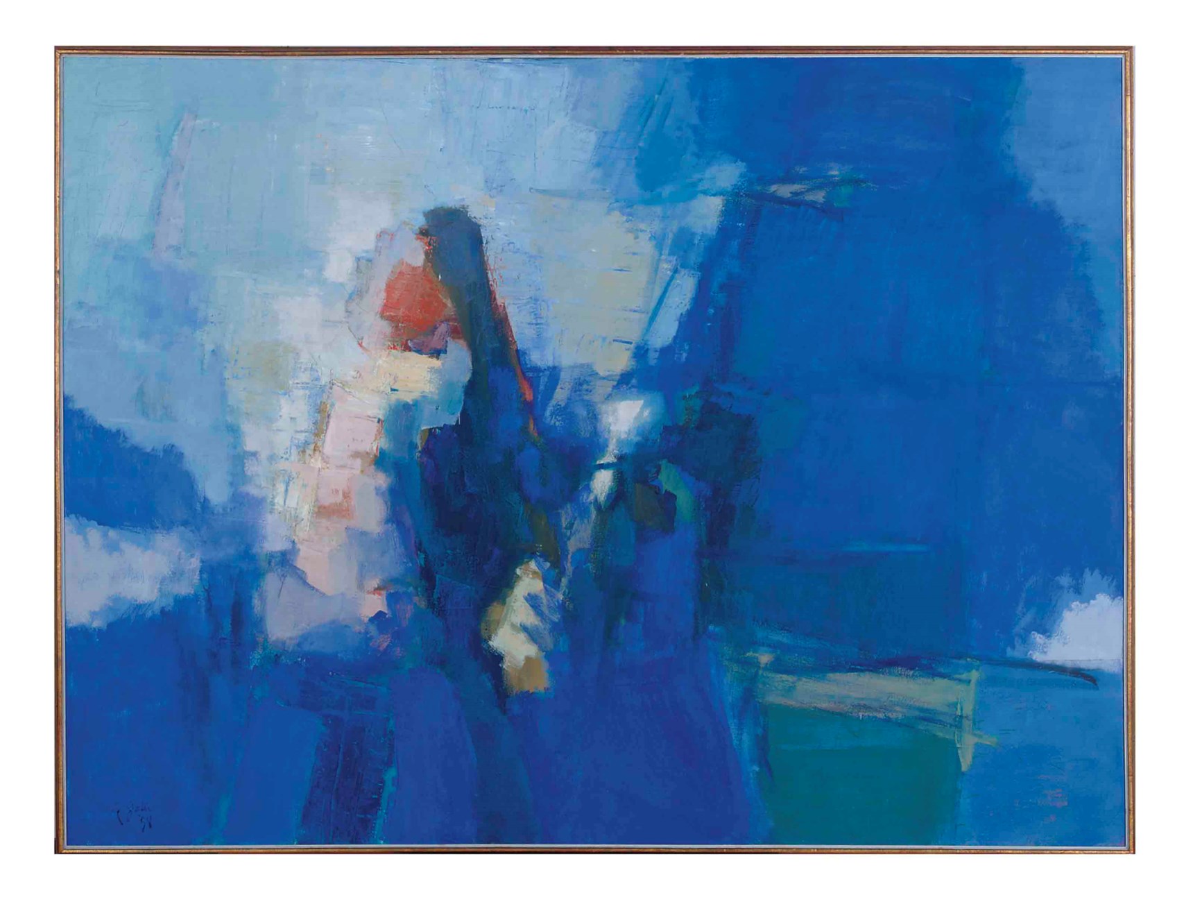 Robert Franklin Gates (AMERICAN, 1906-1982) , Blue Wall | Christie's