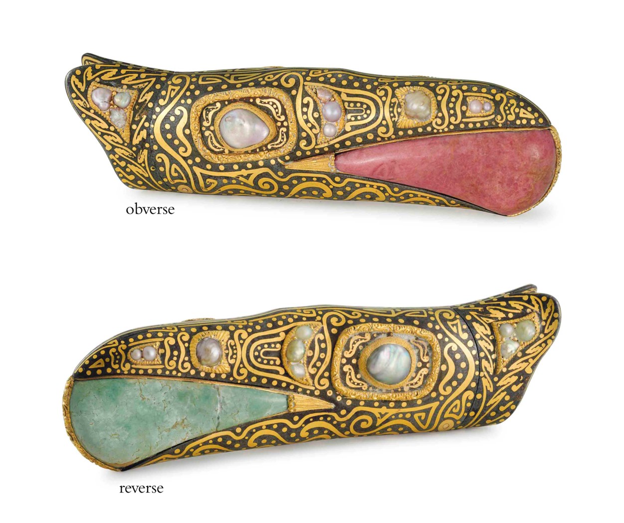 AN IRON, GOLD AND HARDSTONE MATCHSAFE FOR THE PARIS EXPOSITION OF 1889 ...