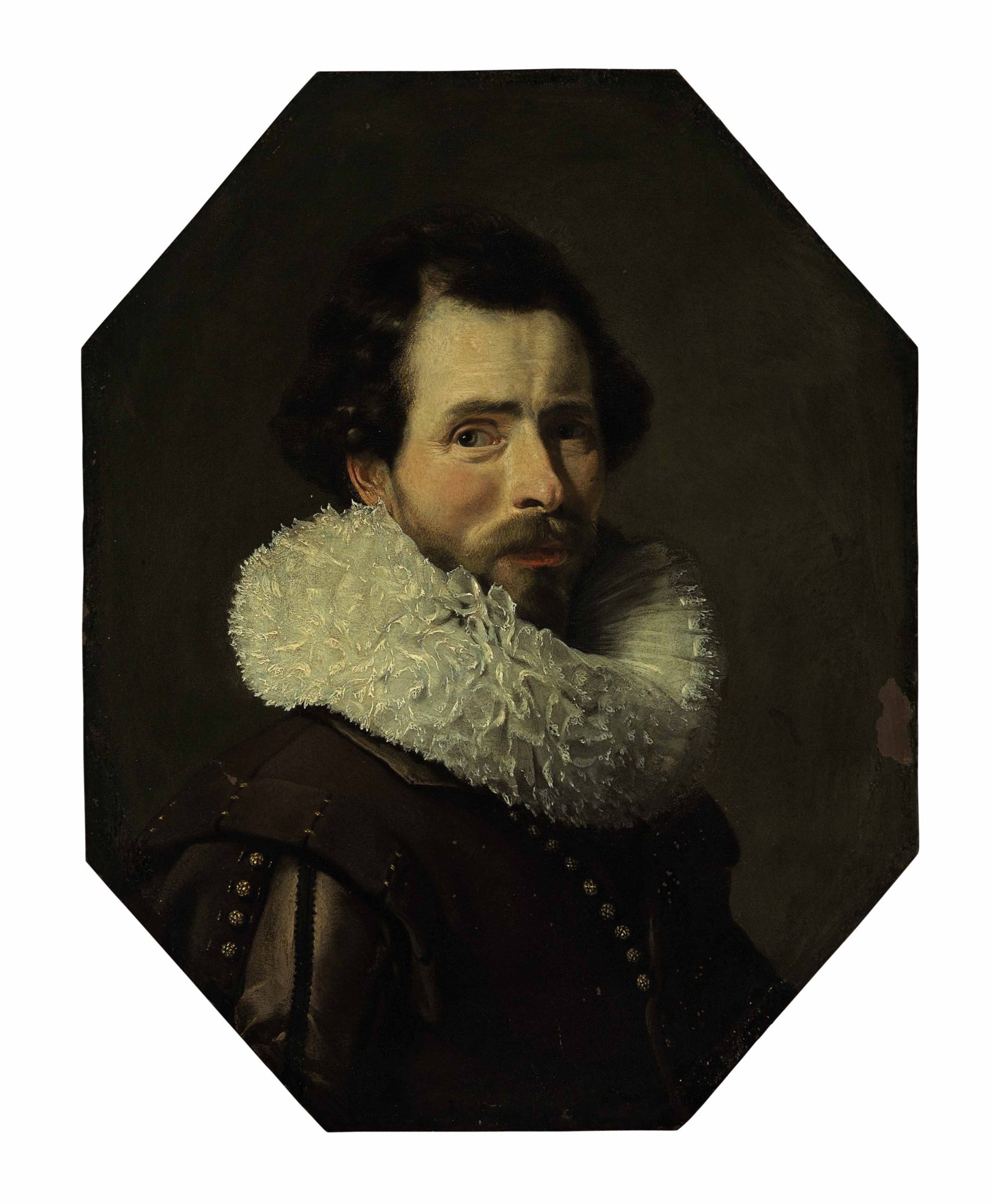 Thomas de Keyser (Amsterdam 1596/7-1667) , Portrait of a gentleman ...