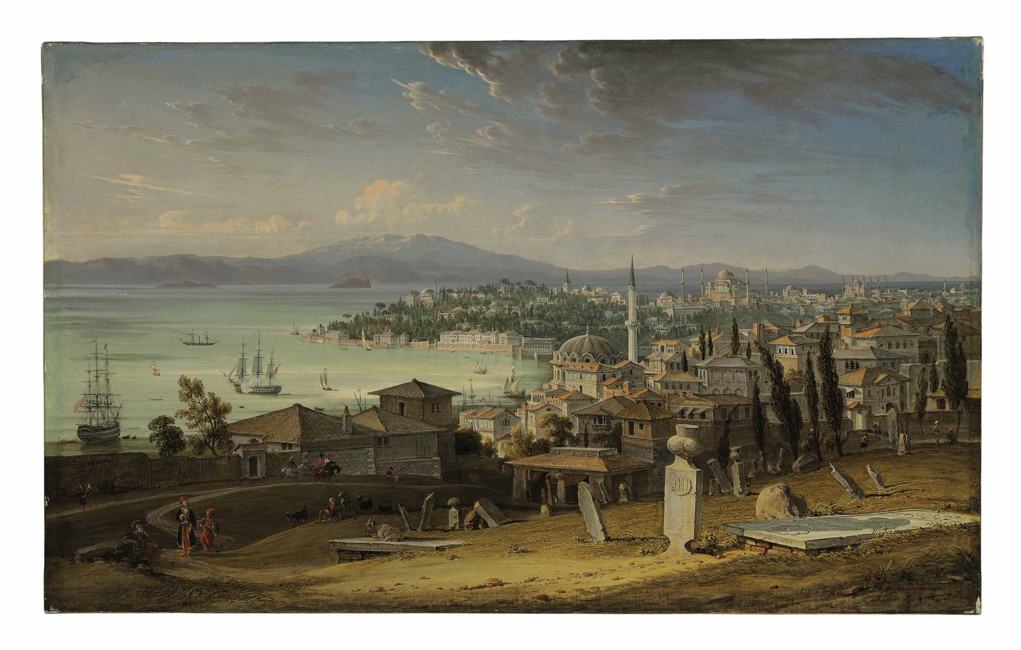 Attributed to Colonel Robert Smith (1787-1873) , A view of the ...