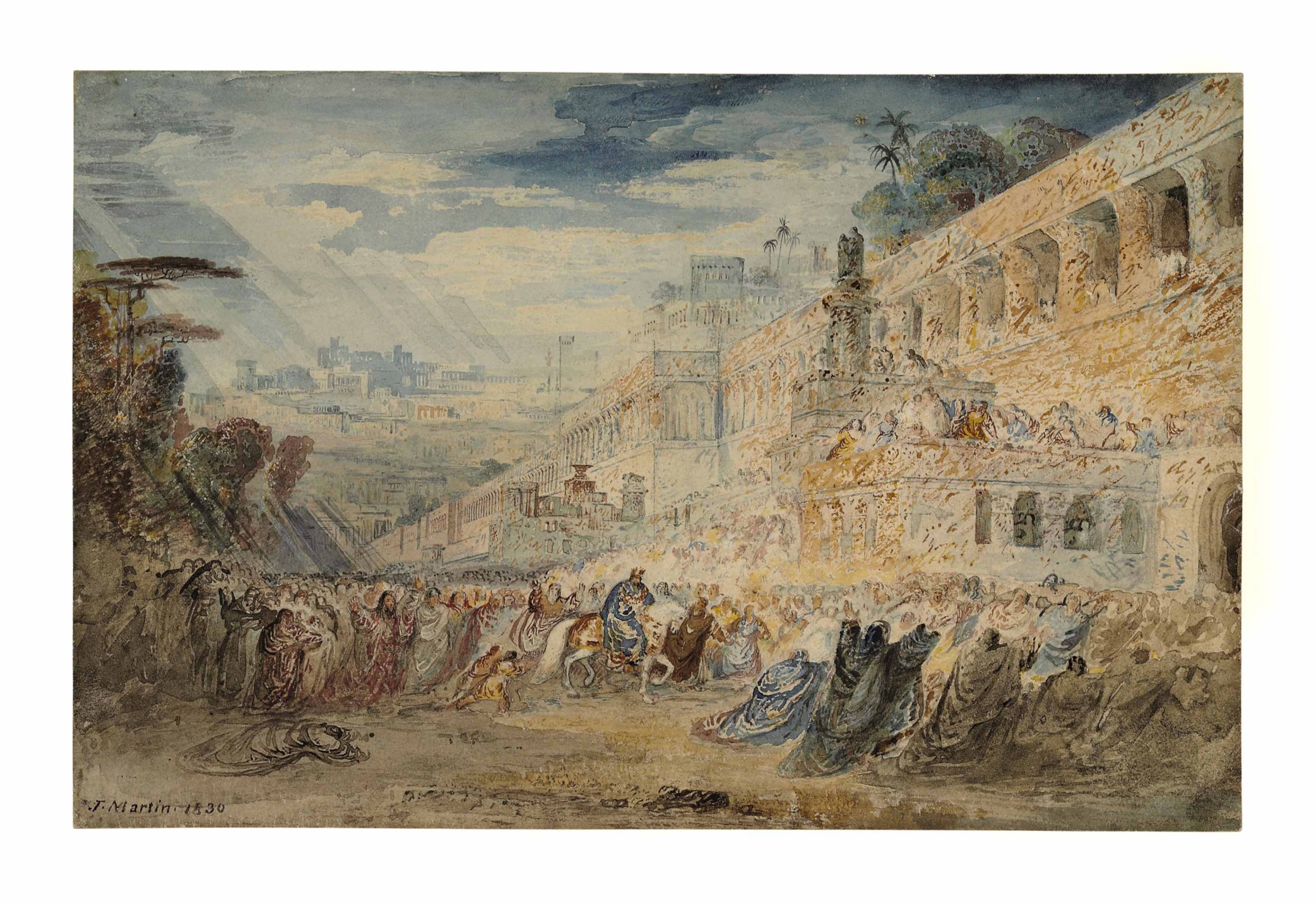 John Martin (Haydon Bridge, Northumberland 1789-1854 Douglas, Isle of ...