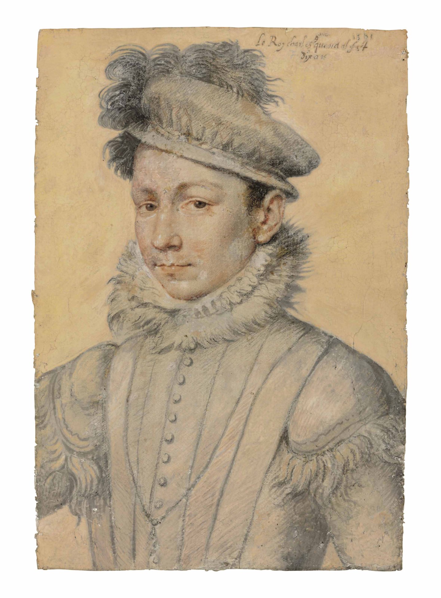 François Clouet (Tours circa 1515-1572 Paris) , Portrait of King ...