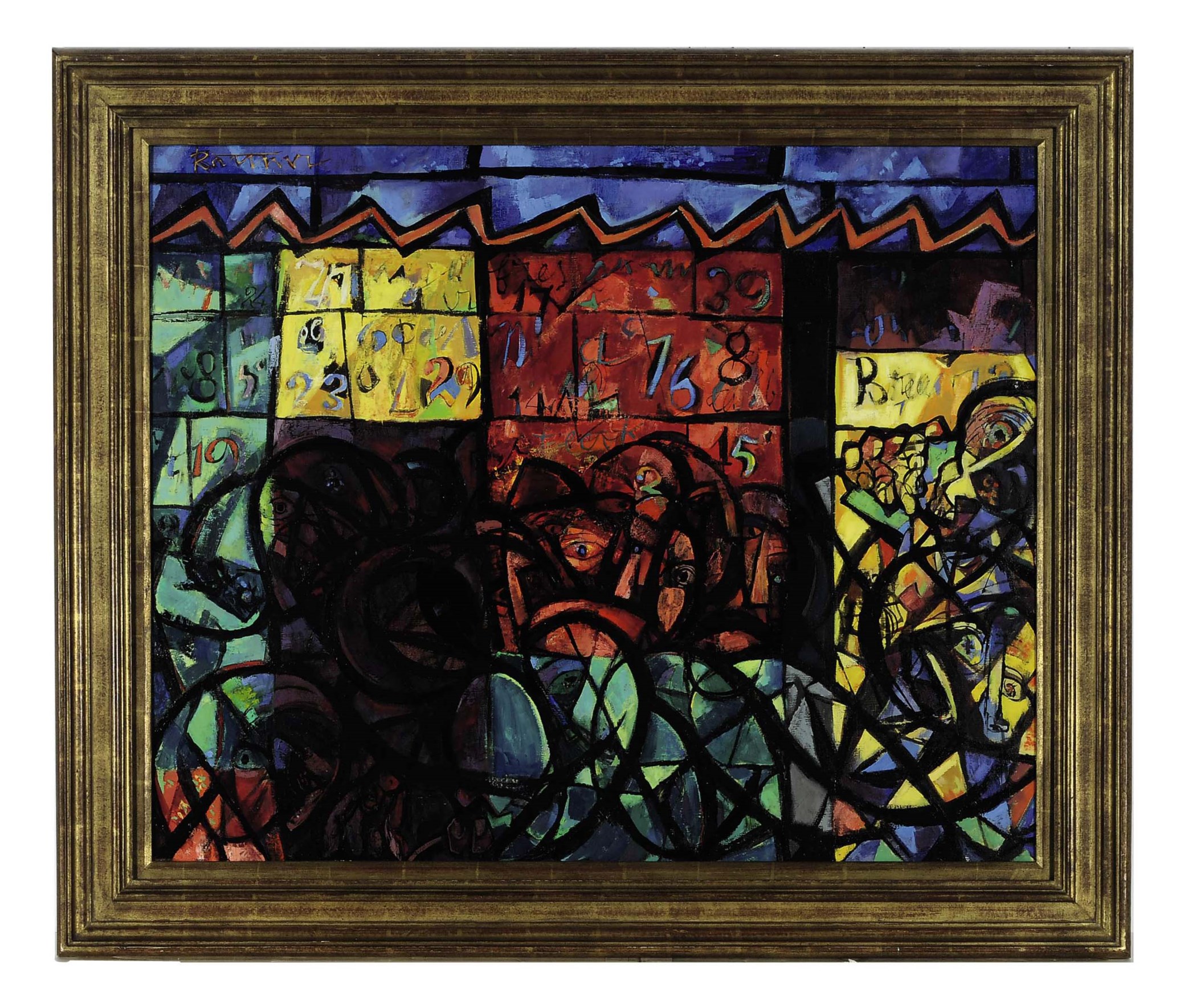 Abraham Rattner (AMERICAN, 1895-1978) , Composition City People ...