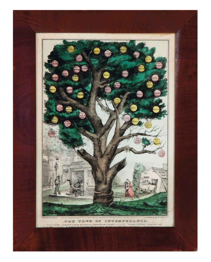 Currier & Ives (1834-1907) , The Tree of Temperance: and The Tree of ...
