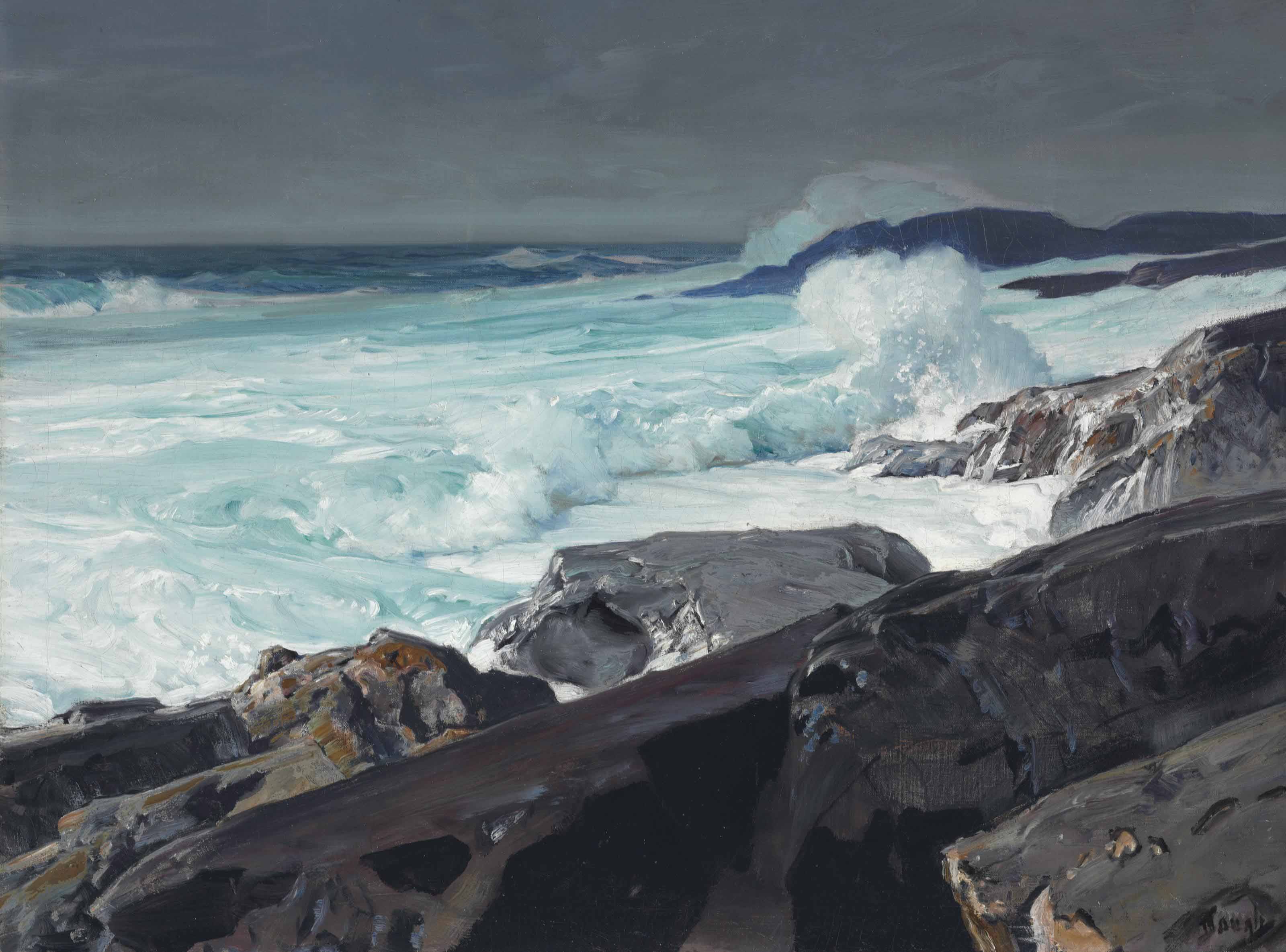 Frederick Judd Waugh (1861-1940) , Surf on the Roaring Main | Christie's
