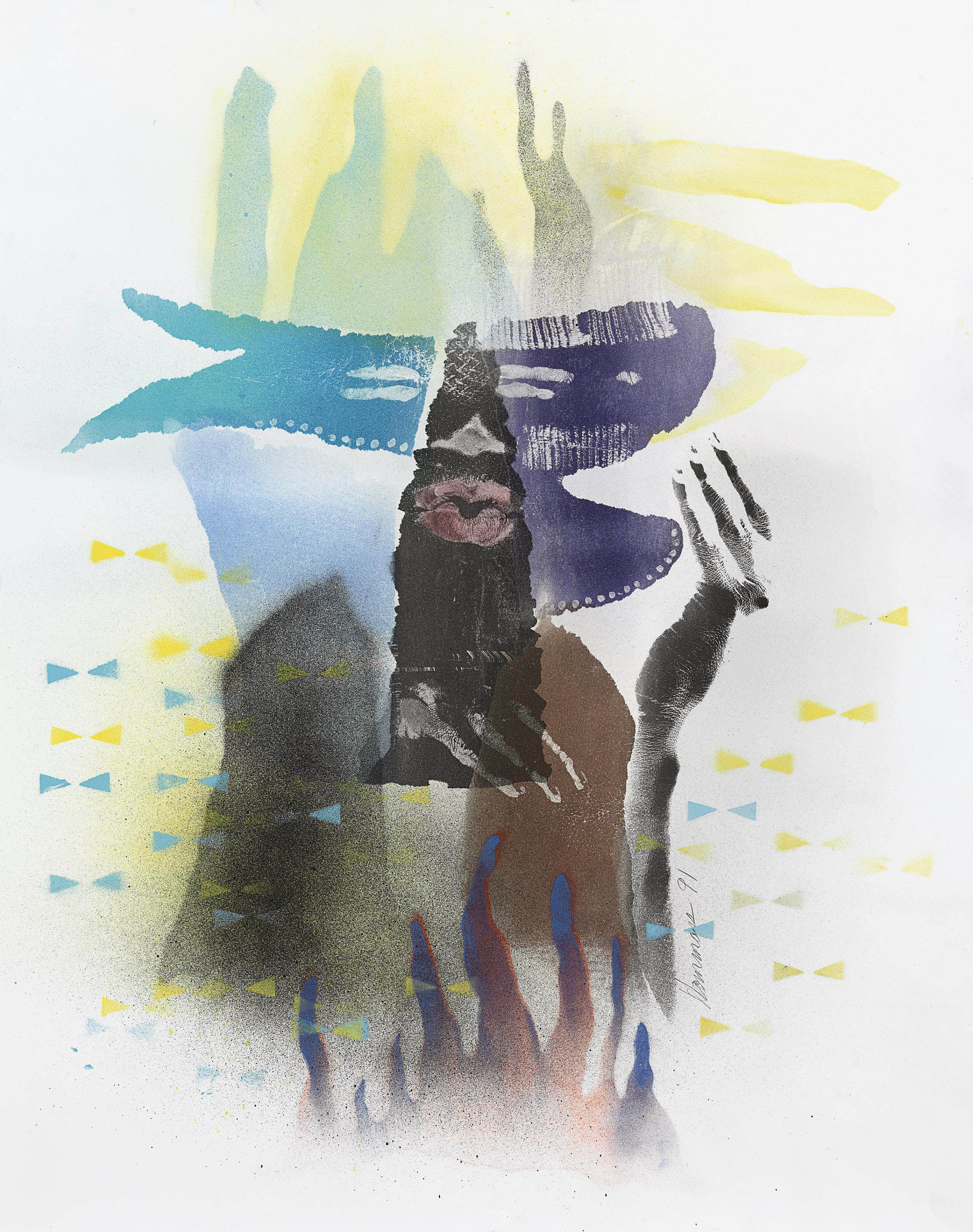 David Hammons (b. 1942) , Untitled (Body Print) | Christie's