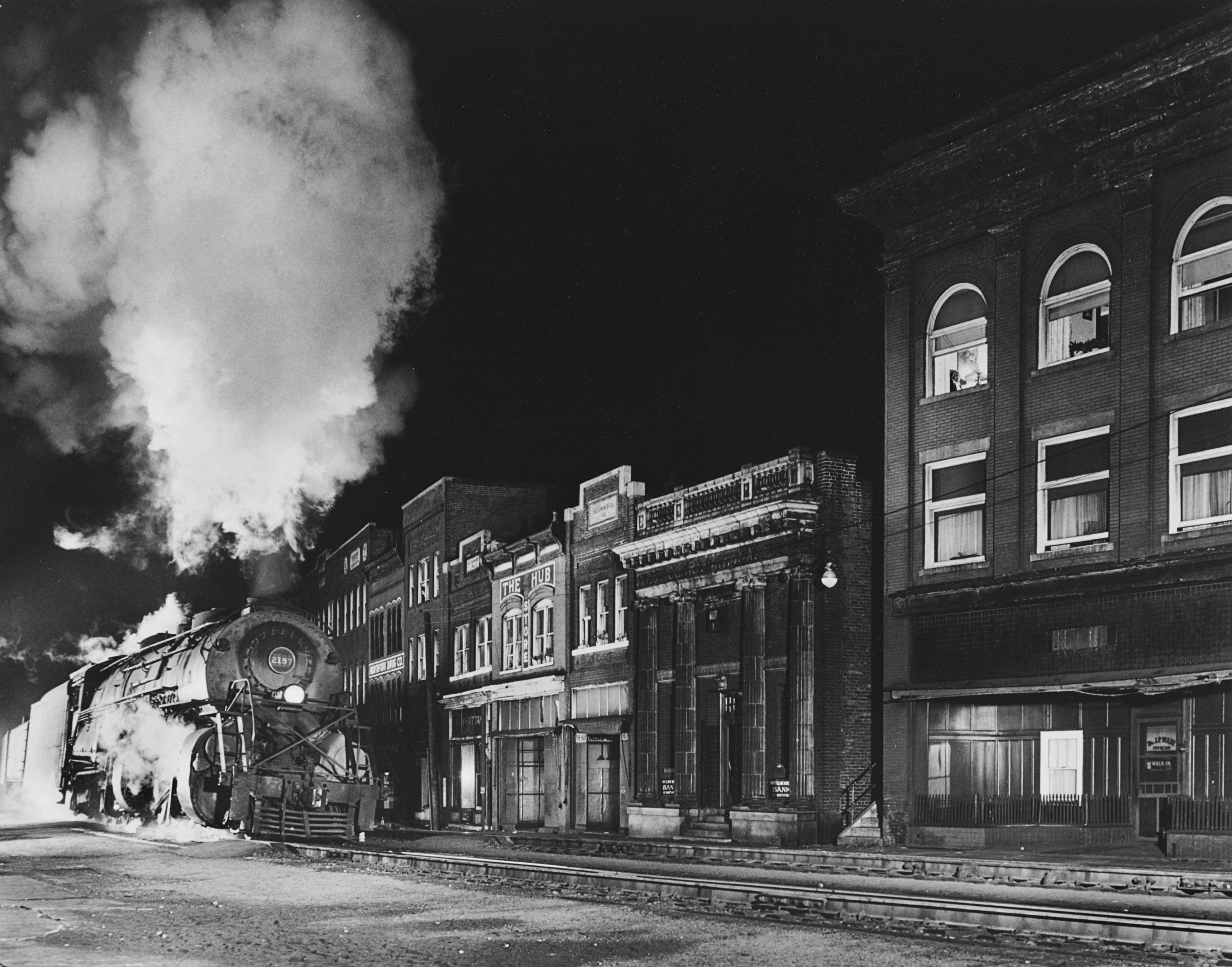 O. WINSTON LINK (1914-2001) , Main Street, North Fork, West Virginia ...