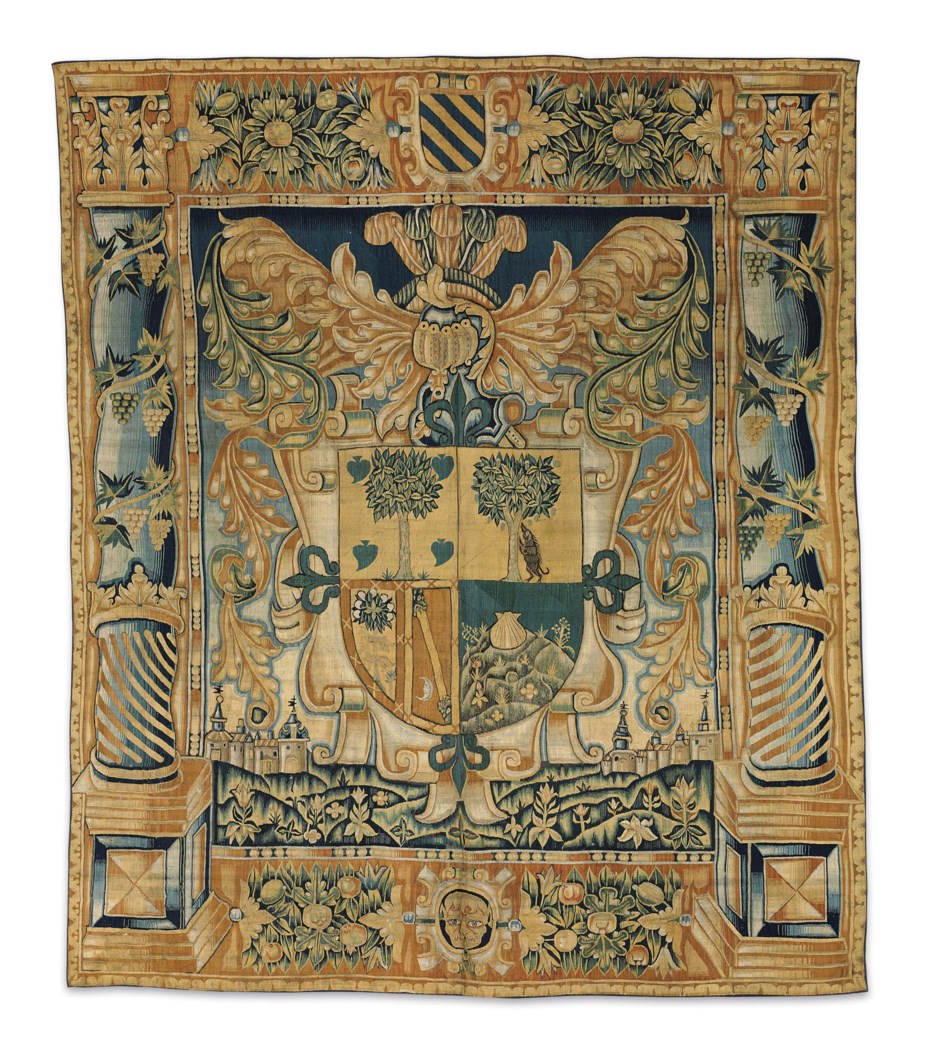 A SPANISH ARMORIAL TAPESTRY , THIRD QUARTER 17TH CENTURY | Christie's