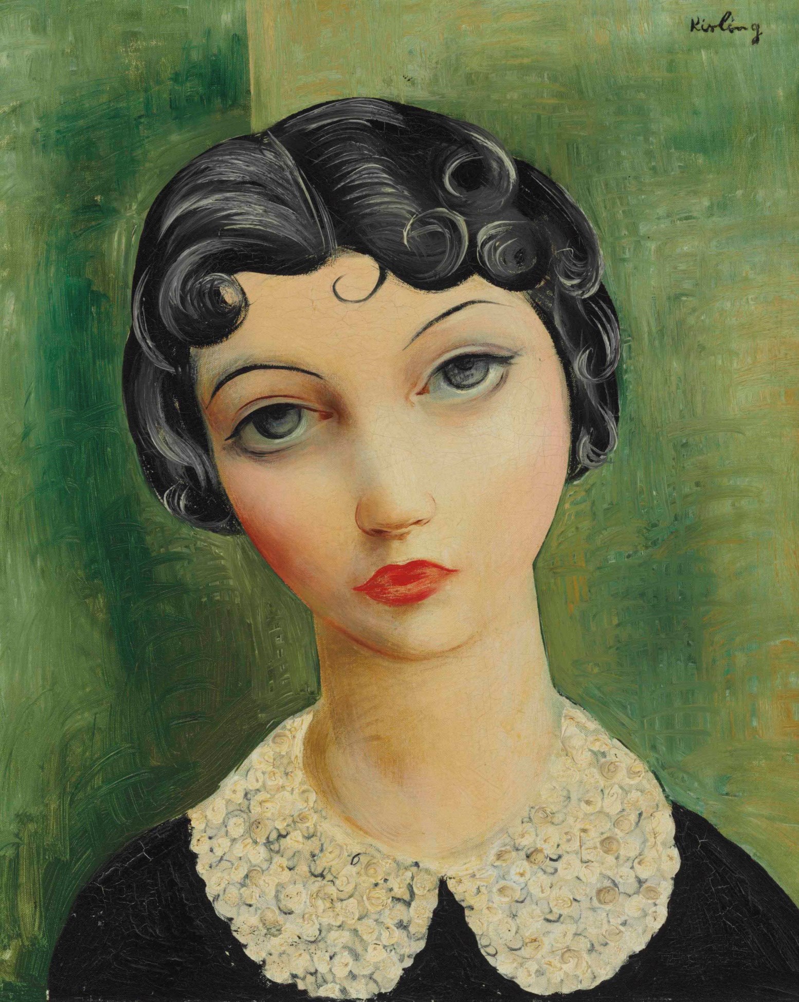 Moise Kisling (1891-1953) , Portrait with a Collar | Christie's