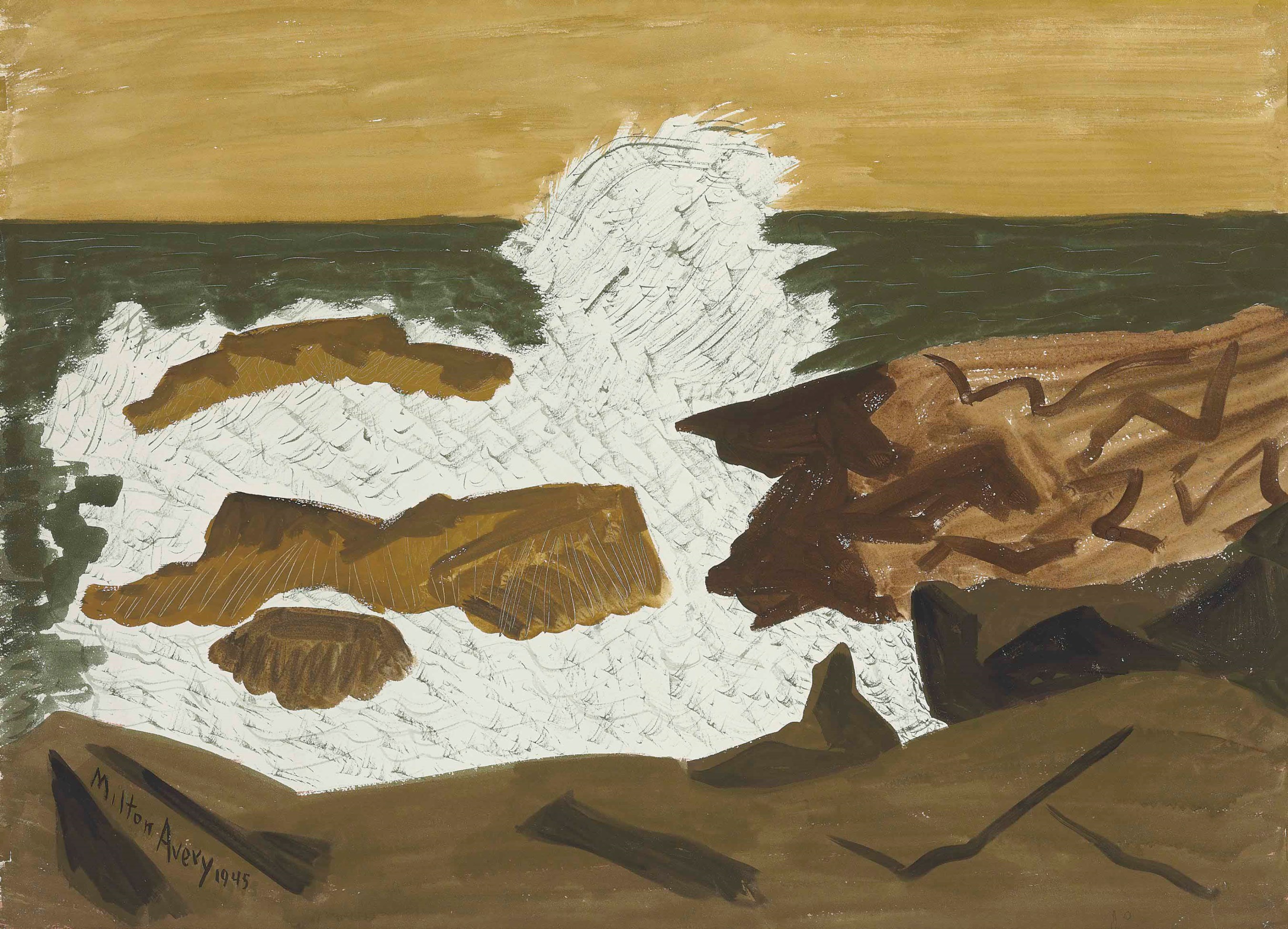 Milton Avery (1885-1965) , Wave | Christie's