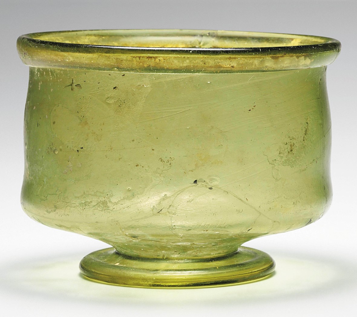 A MEROVINGIAN OR RHENISH GLASS BOWL , CIRCA 5TH-6TH CENTURY A.D ...