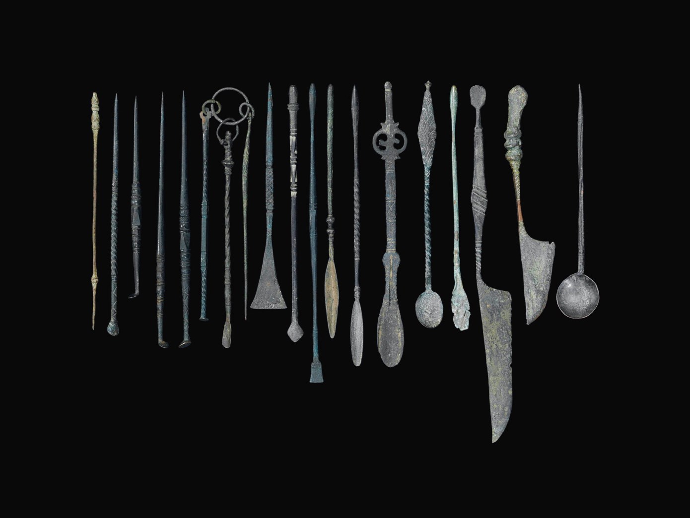 NINETEEN ROMAN BRONZE INSTRUMENTS , CIRCA 1ST-2ND CENTURY A.D. | Christie's