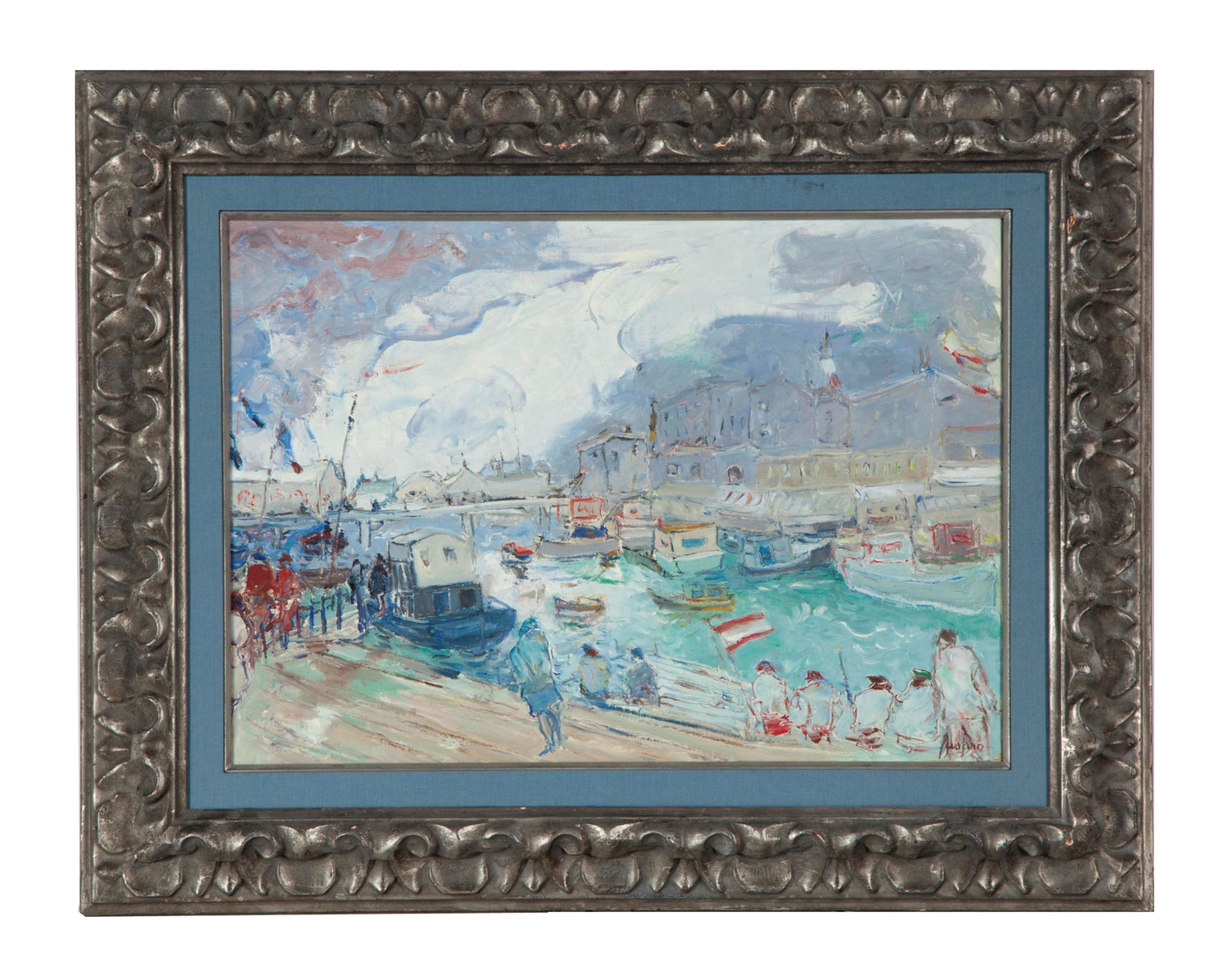 Jean Fusaro (FRENCH, B. 1925) , Lumiere d'eau sur Palavas | Christie's