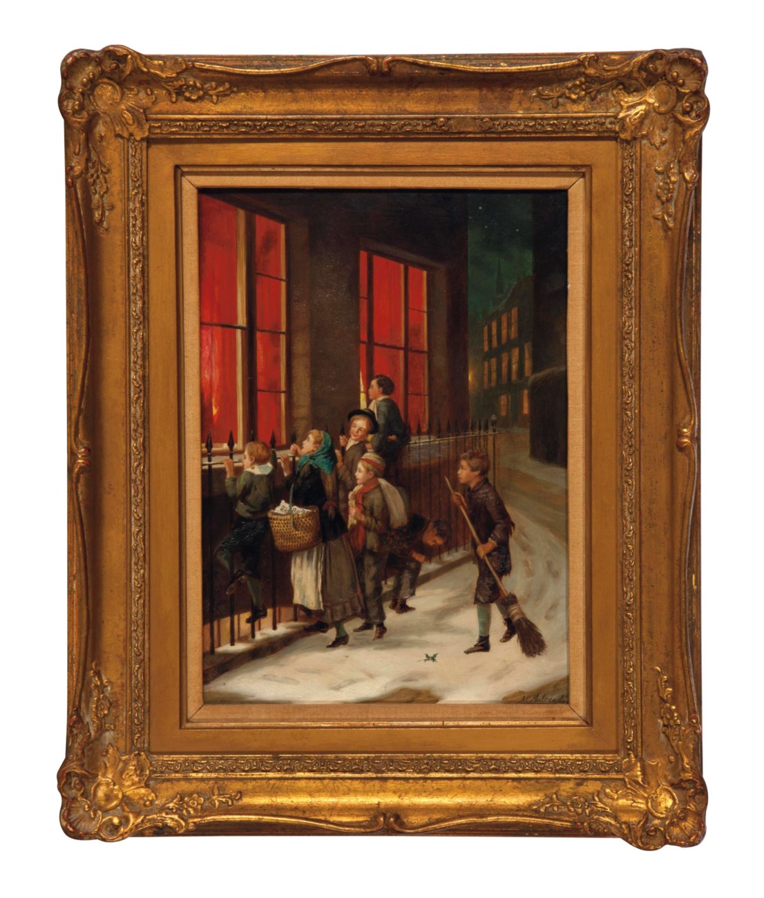 Augustus Edwin Mulready (BRITISH, 1844-1905) , The sounds of revelry ...