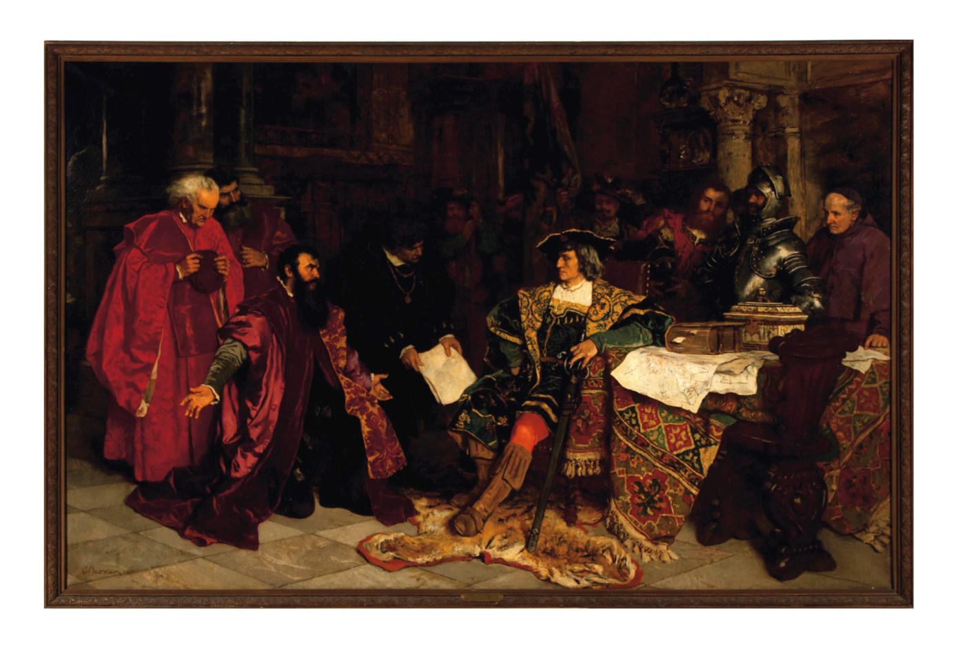 Carl Ludwig Friedrich Becker (GERMAN, 1820-1900) , Emperor Maximilian ...