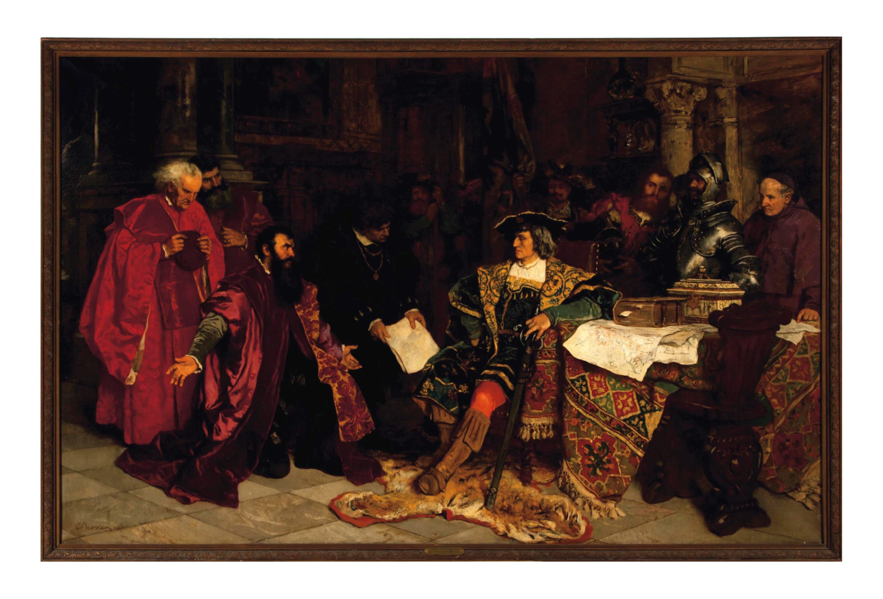 Carl Ludwig Friedrich Becker (GERMAN, 1820-1900) , Emperor Maximilian ...