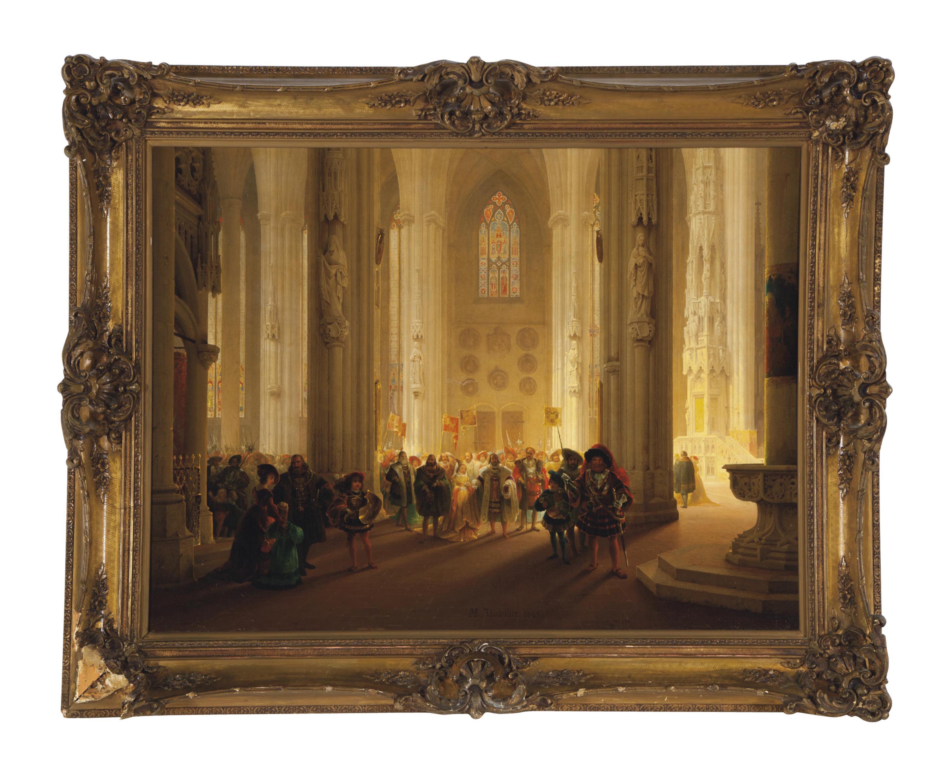 Max Emanuel Ainmiller (GERMAN, 1807-1870) , The Coronation of Henry ...