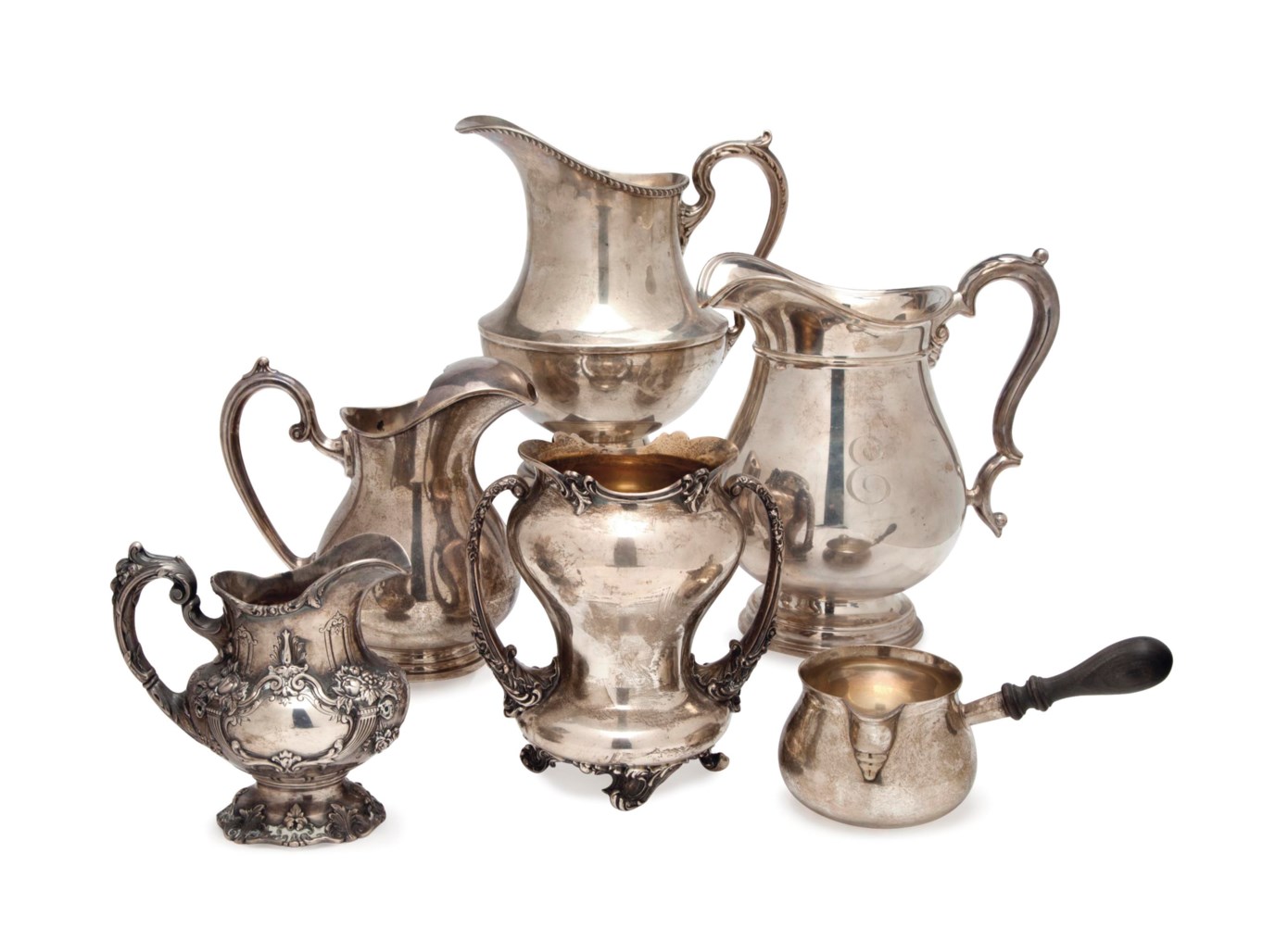 SIX AMERICAN SILVER VESSELS, , LATE 19TH-20TH CENTURY, | Christie's