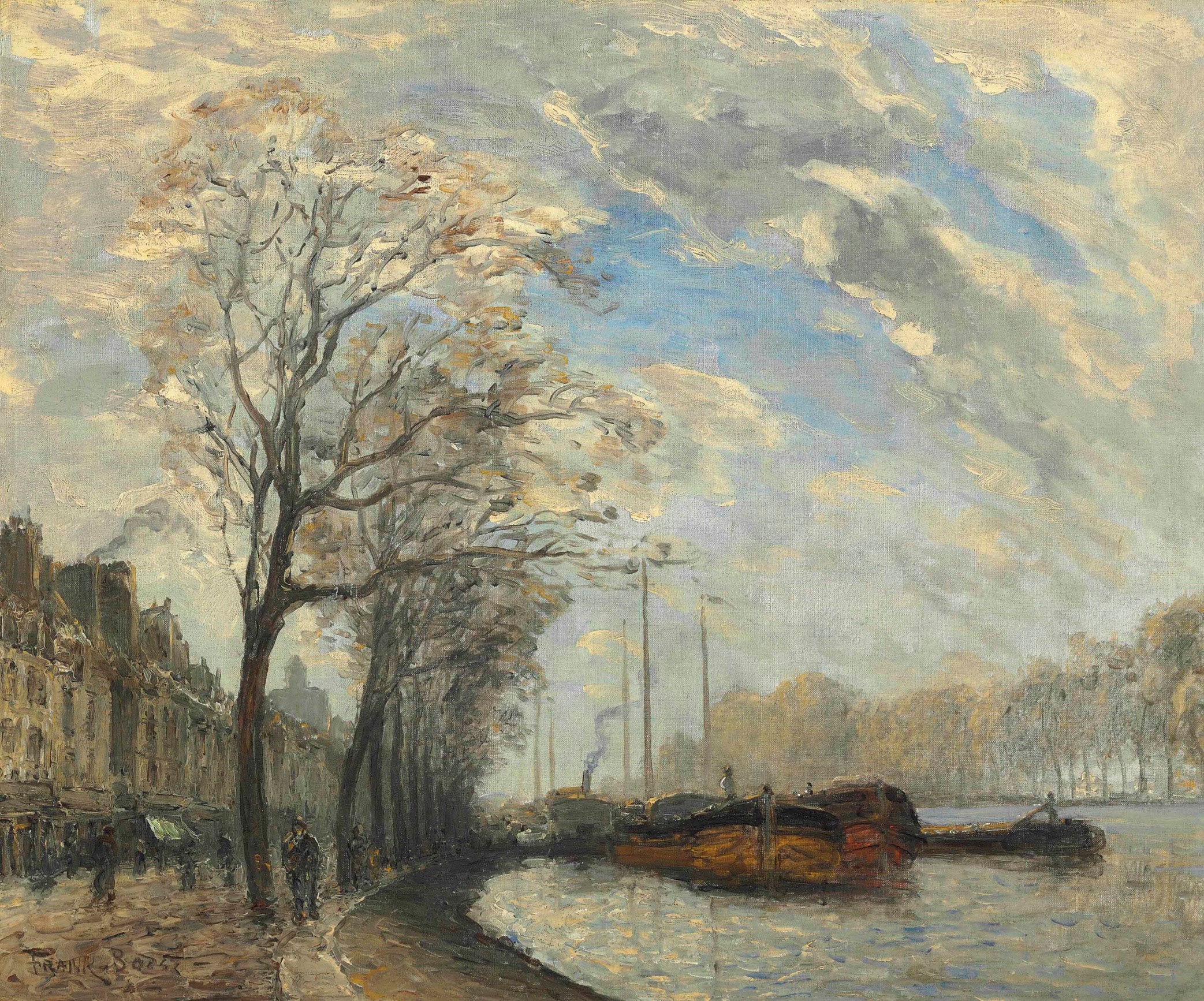 Frank Myers Boggs (1855-1926) , Le Quais, Paris | Christie's