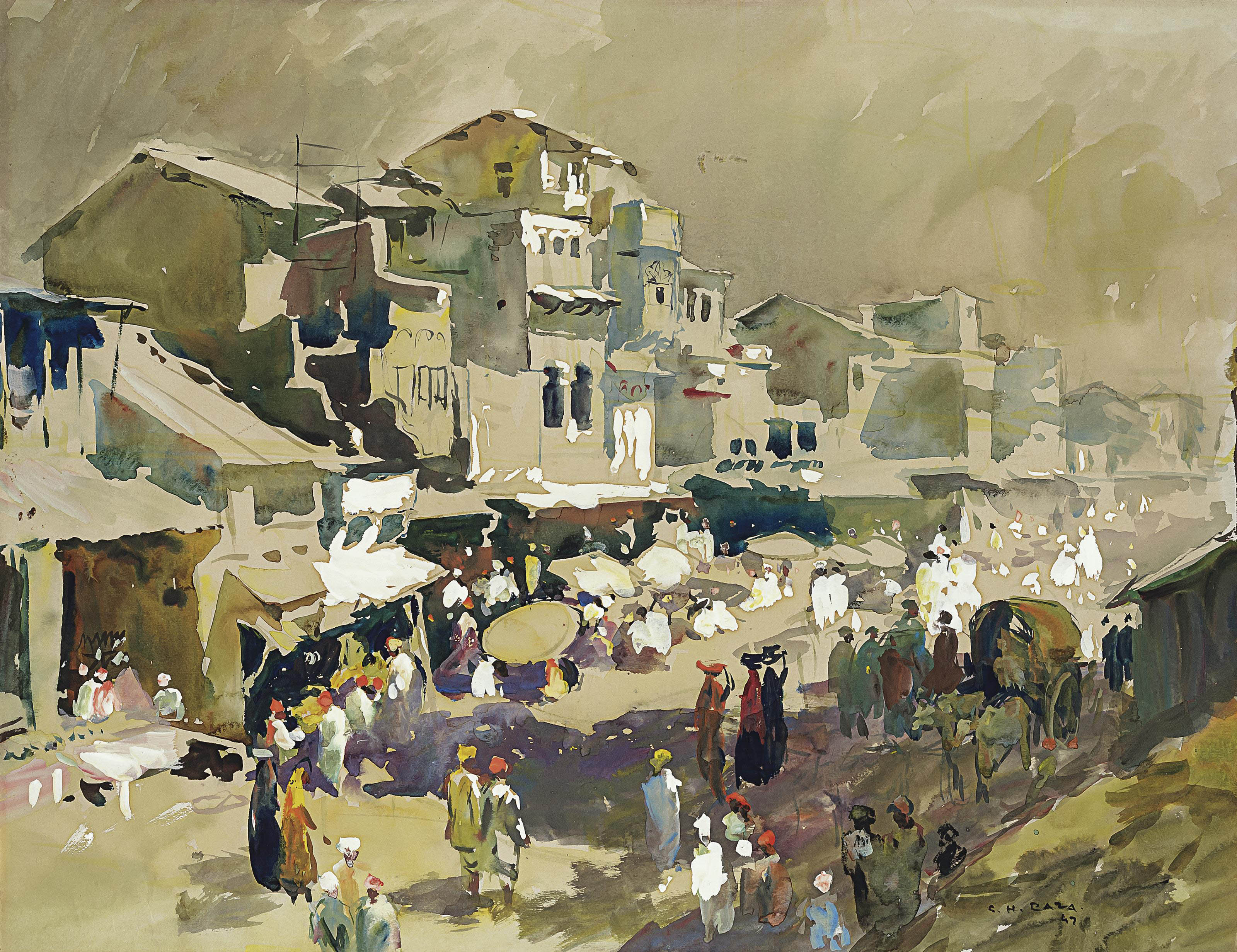 SYED HAIDER RAZA (B. 1922) , Untitled | Christie's