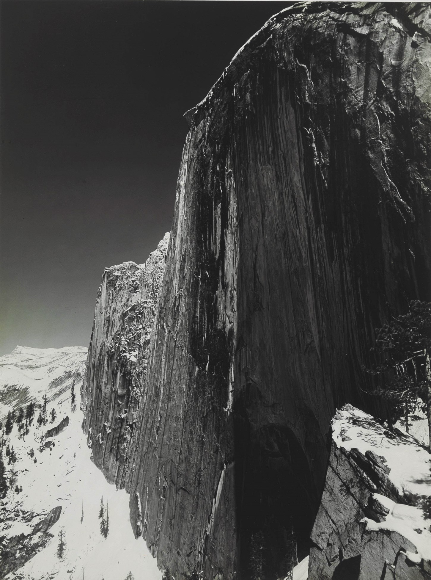 ANSEL ADAMS (1902-1984) , Monolith, the Face of Half Dome, 1927 ...