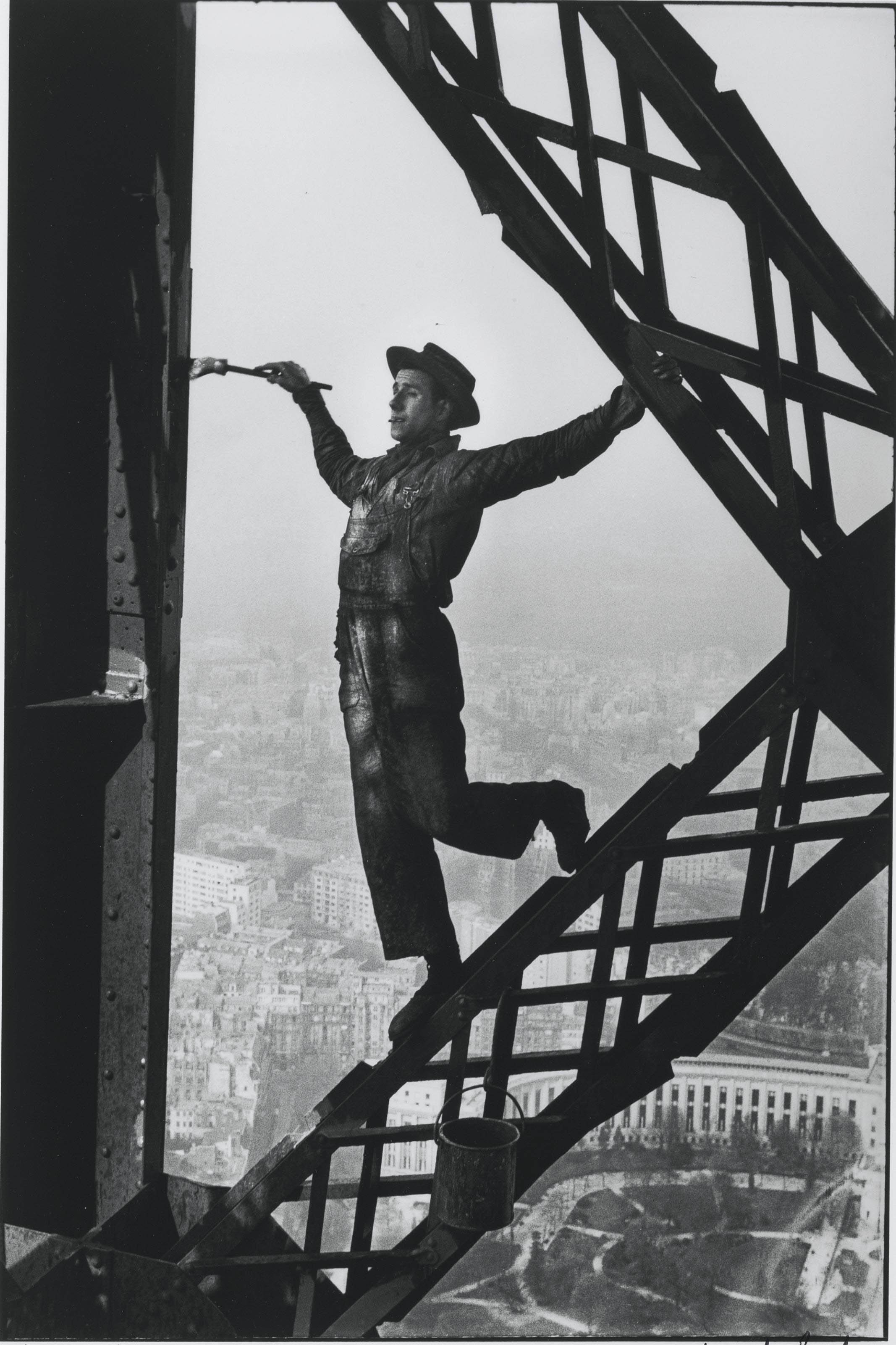MARC RIBOUD (B. 1923) , The Painter of the Eiffel Tower, Paris, 1953 ...