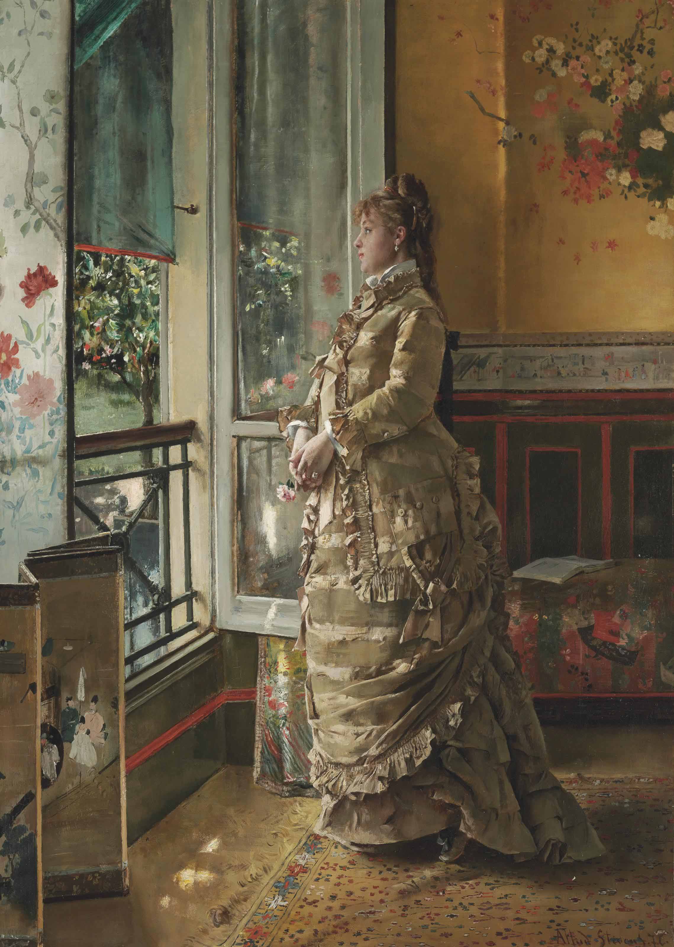 Alfred Stevens (Belgian, 1823-1906) , Mélancolie | Christie's