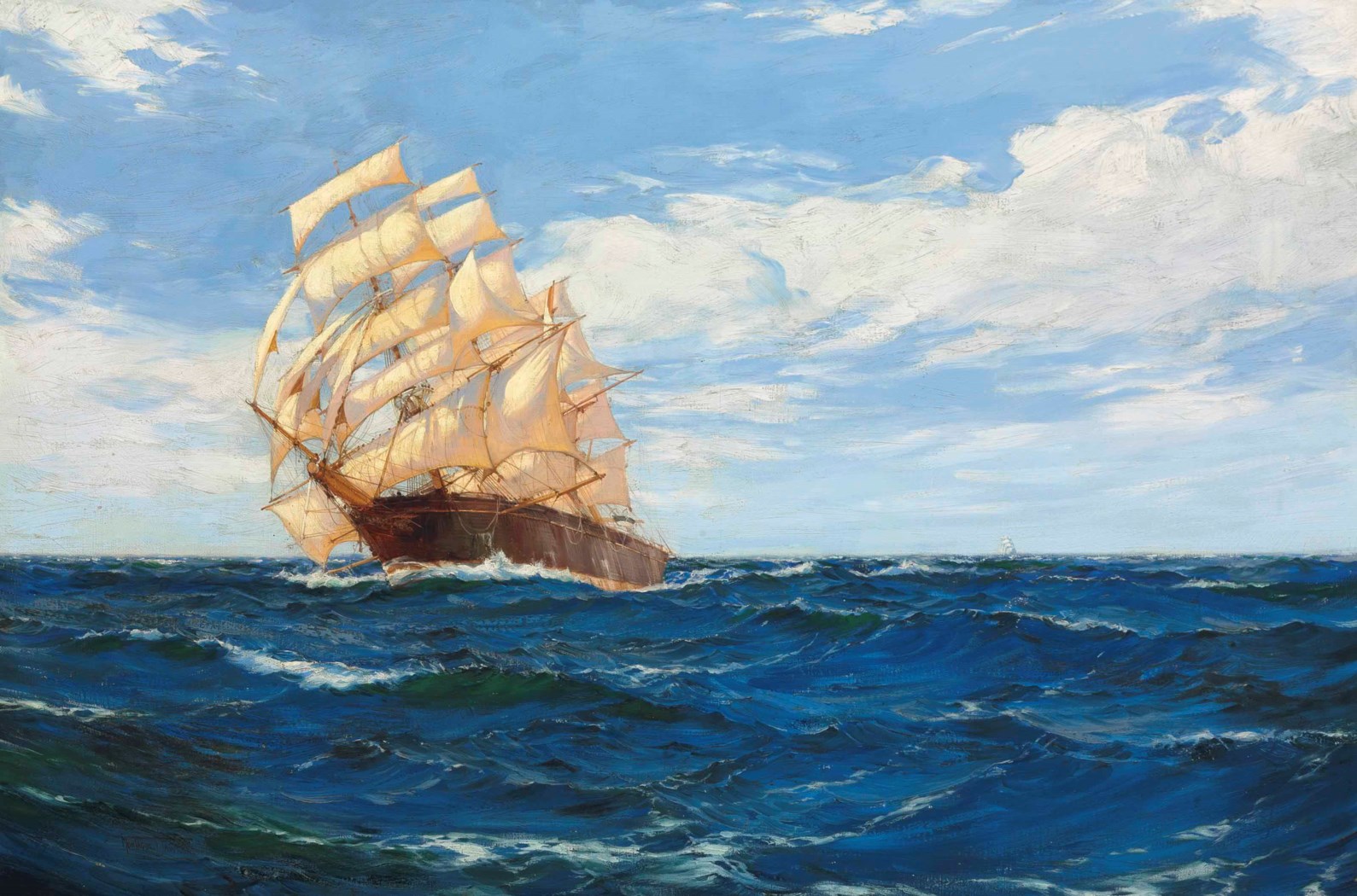 Montague Dawson, F.R.S.A., R.S.M.A. (British, 1895-1973) , 'Sir ...