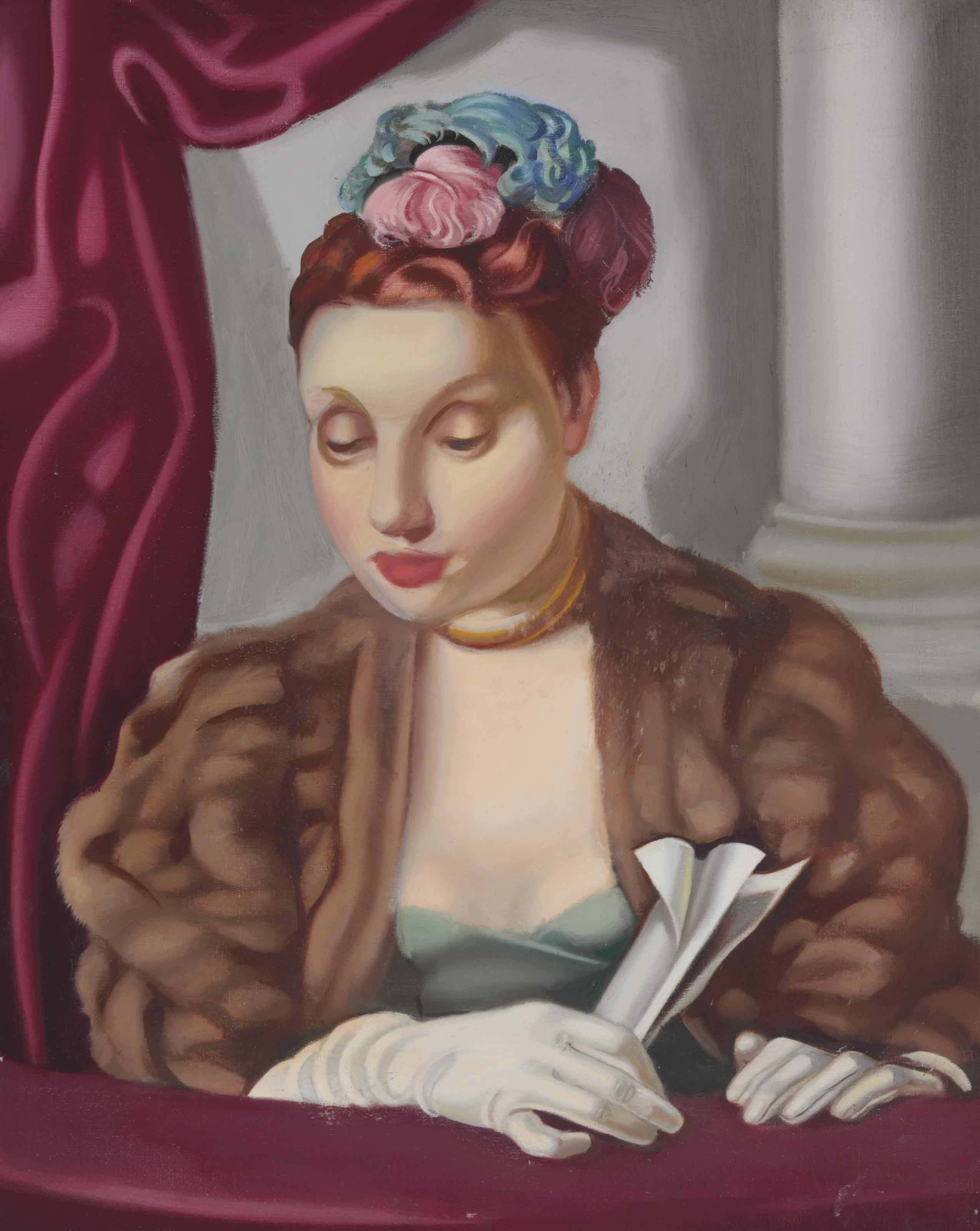 Tamara De Lempicka (1898-1980) , Au théâtre | Christie's