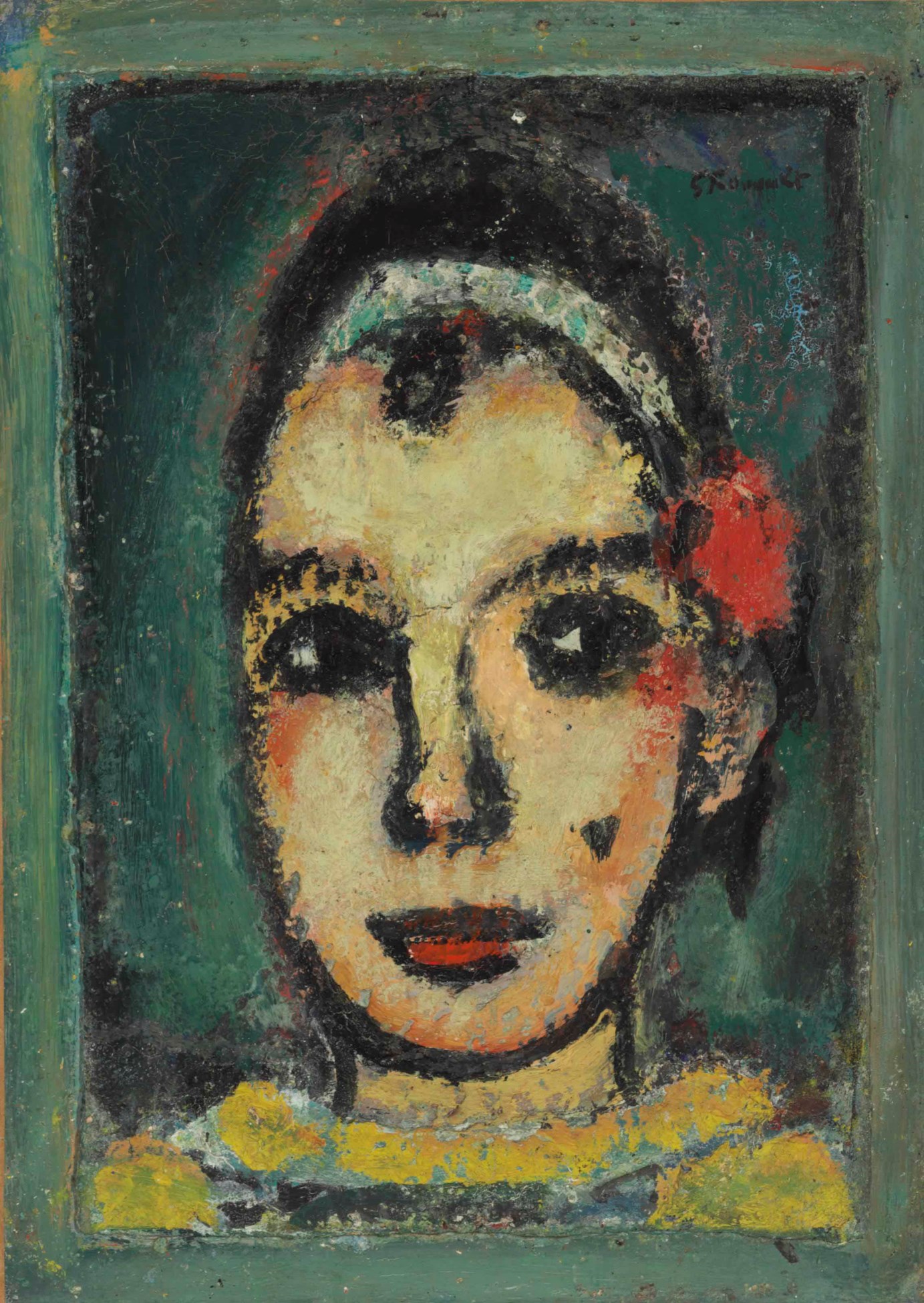 Georges Rouault (1871-1958) , Tête de Pierrot | Christie's