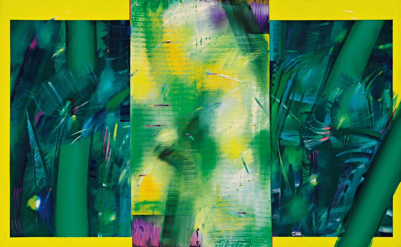 Ada Balcácer (Dominican b. 1930) , Filtro de luz sobre paisaje | Christie's
