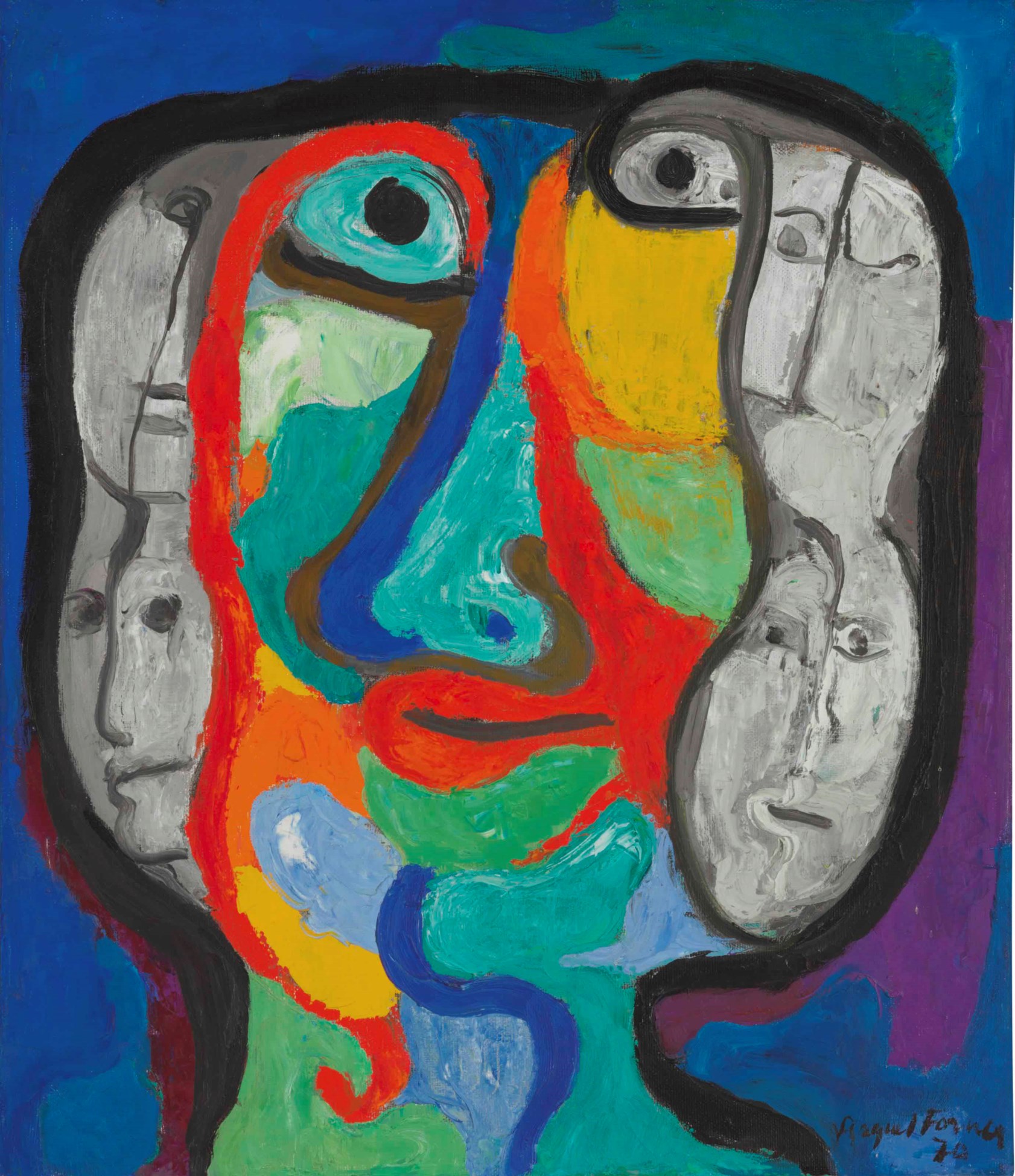 Raquel Forner (Argentinian 1902-1988) , Memoria ancestral No. 1 ...