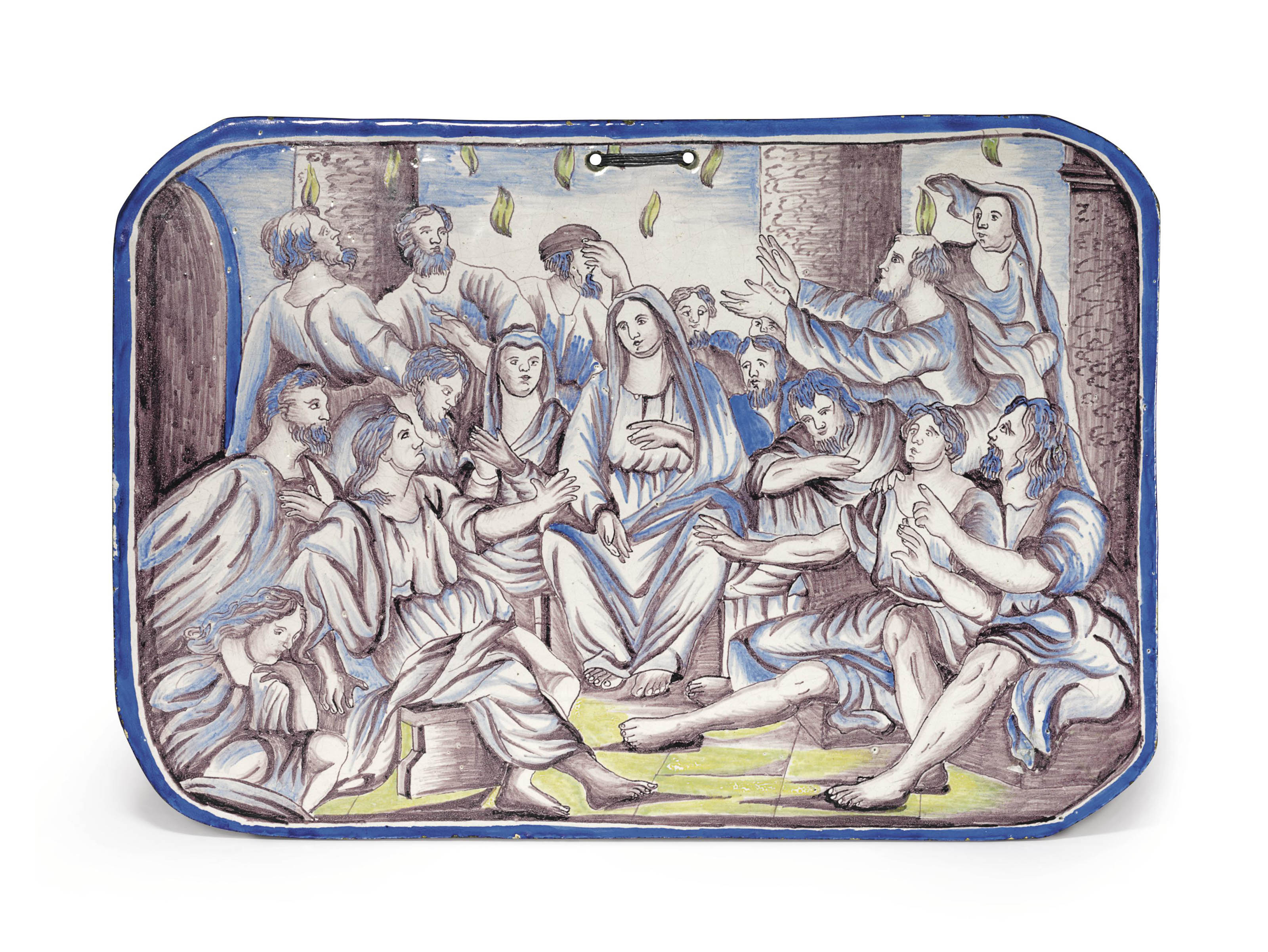 A DUTCH DELFT BLUE AND WHITE WALL SCONCE , EARLY 18TH CENTURY | Christie's