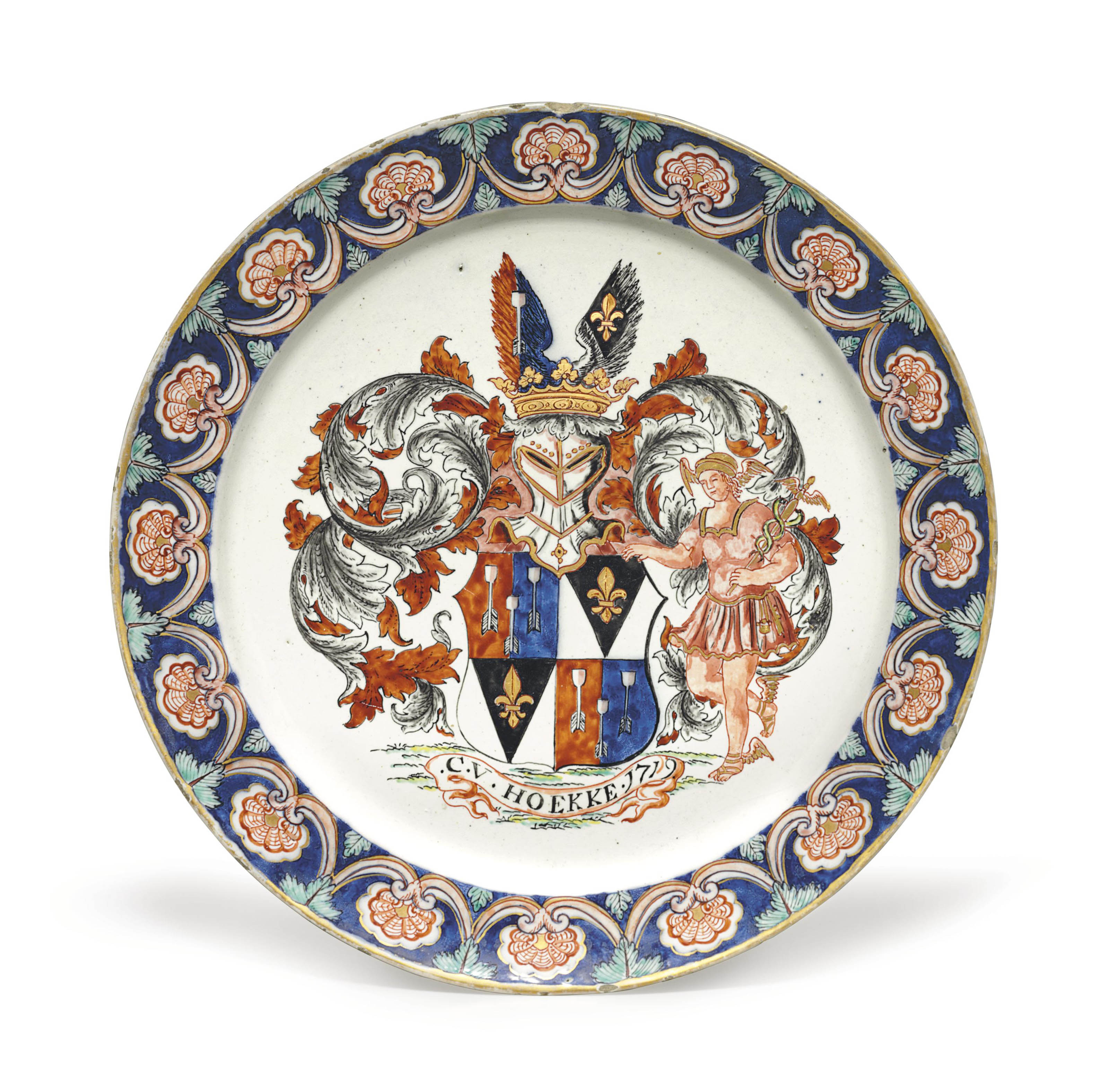 A DUTCH DELFT BLUE AND WHITE WALL SCONCE , EARLY 18TH CENTURY | Christie's