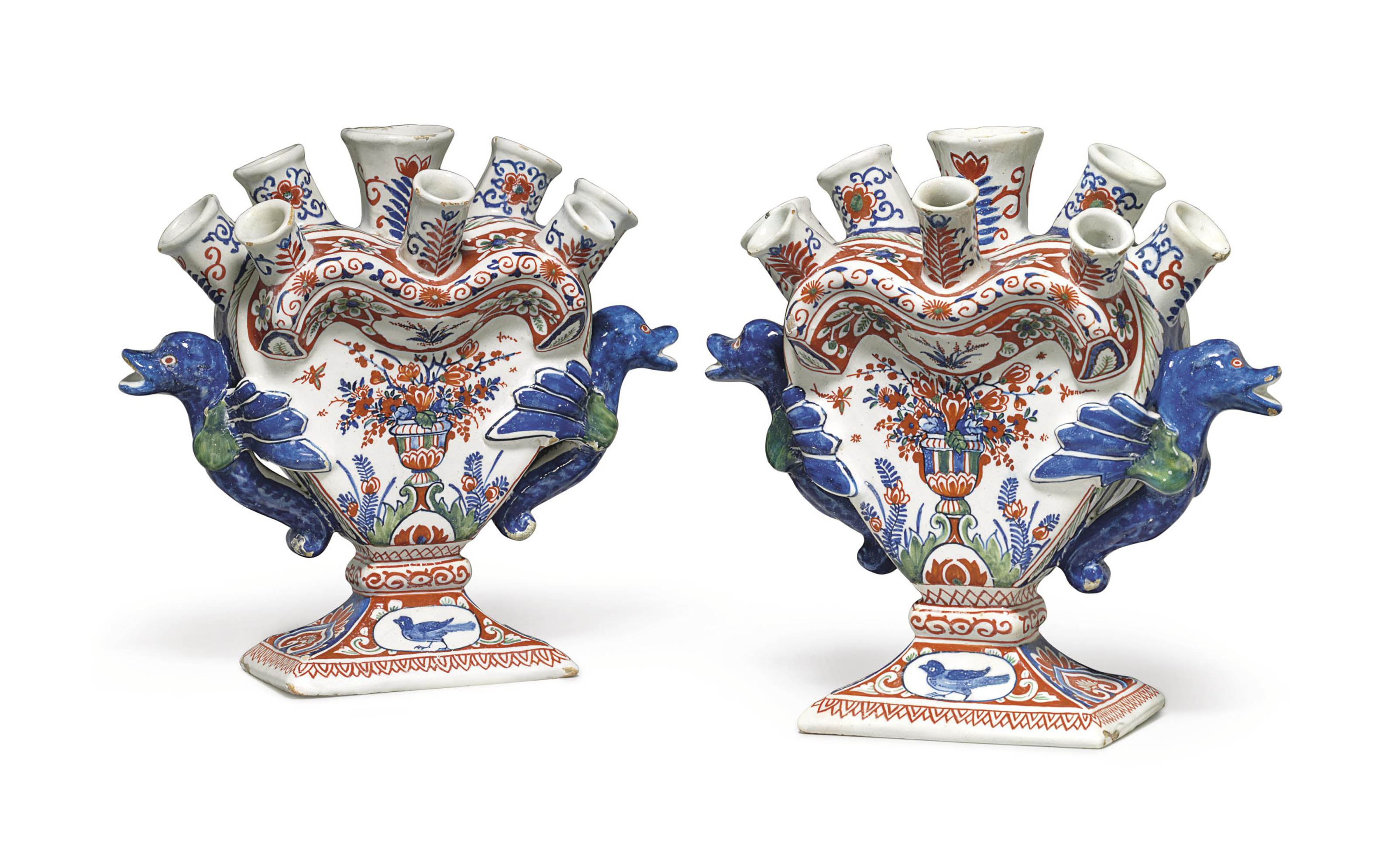 A DUTCH DELFT BLUE AND WHITE WALL SCONCE , EARLY 18TH CENTURY | Christie's