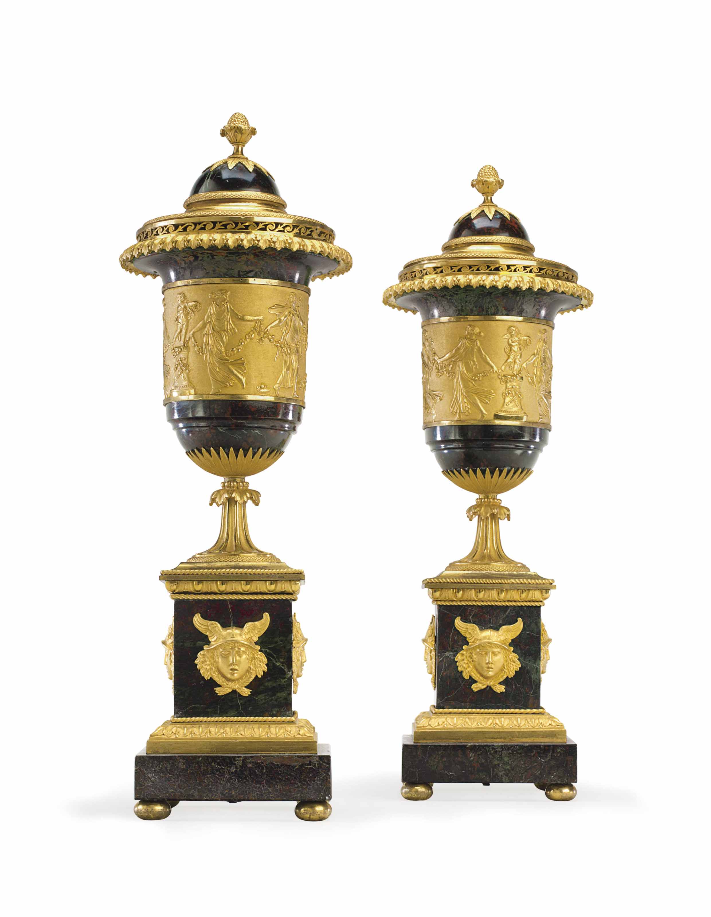 A LATE LOUIS XV ORMOLU-MOUNTED MAHOGANY ENCRIER , CIRCA 1770 | Christie's