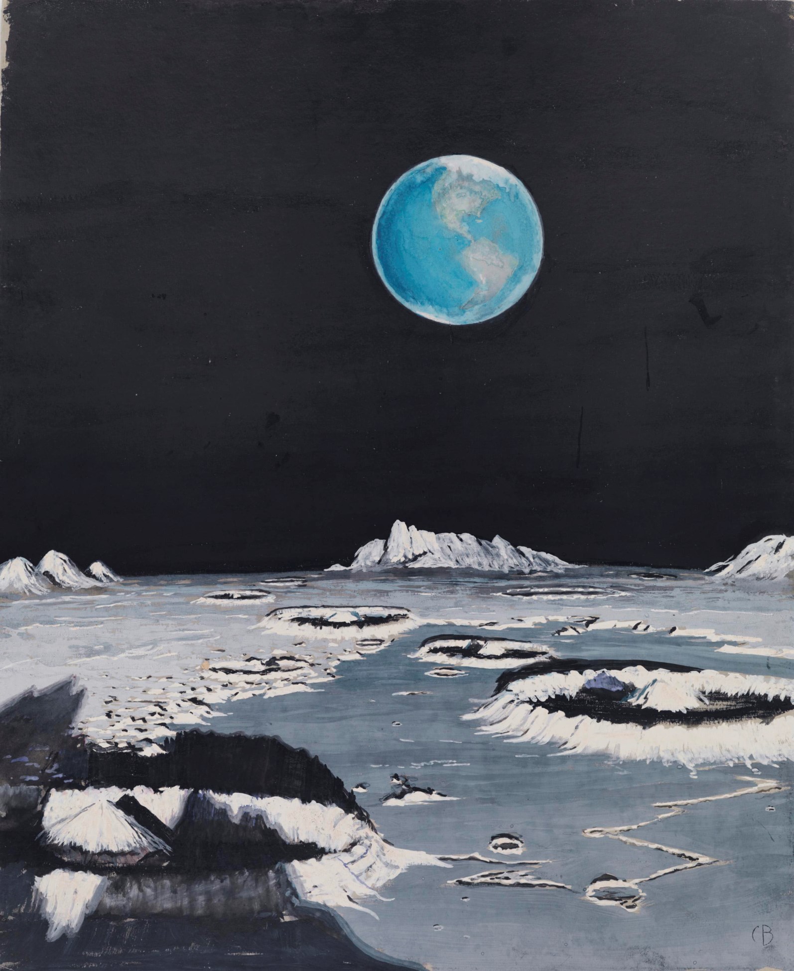 Charles Bittinger (1879-1970) , Earth as Seen from the Moon | Christie's